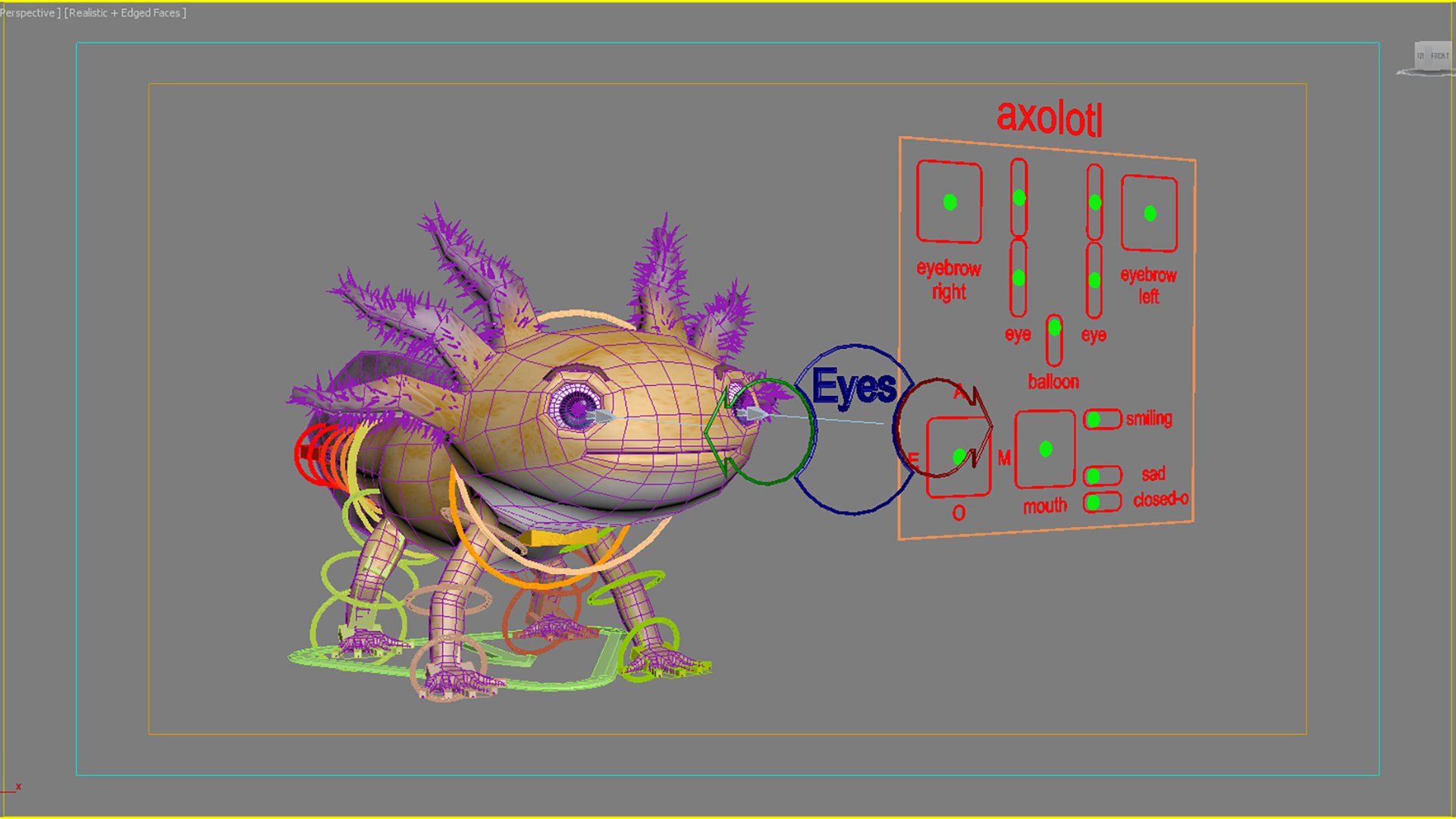 Axolotl Model - TurboSquid 1875255