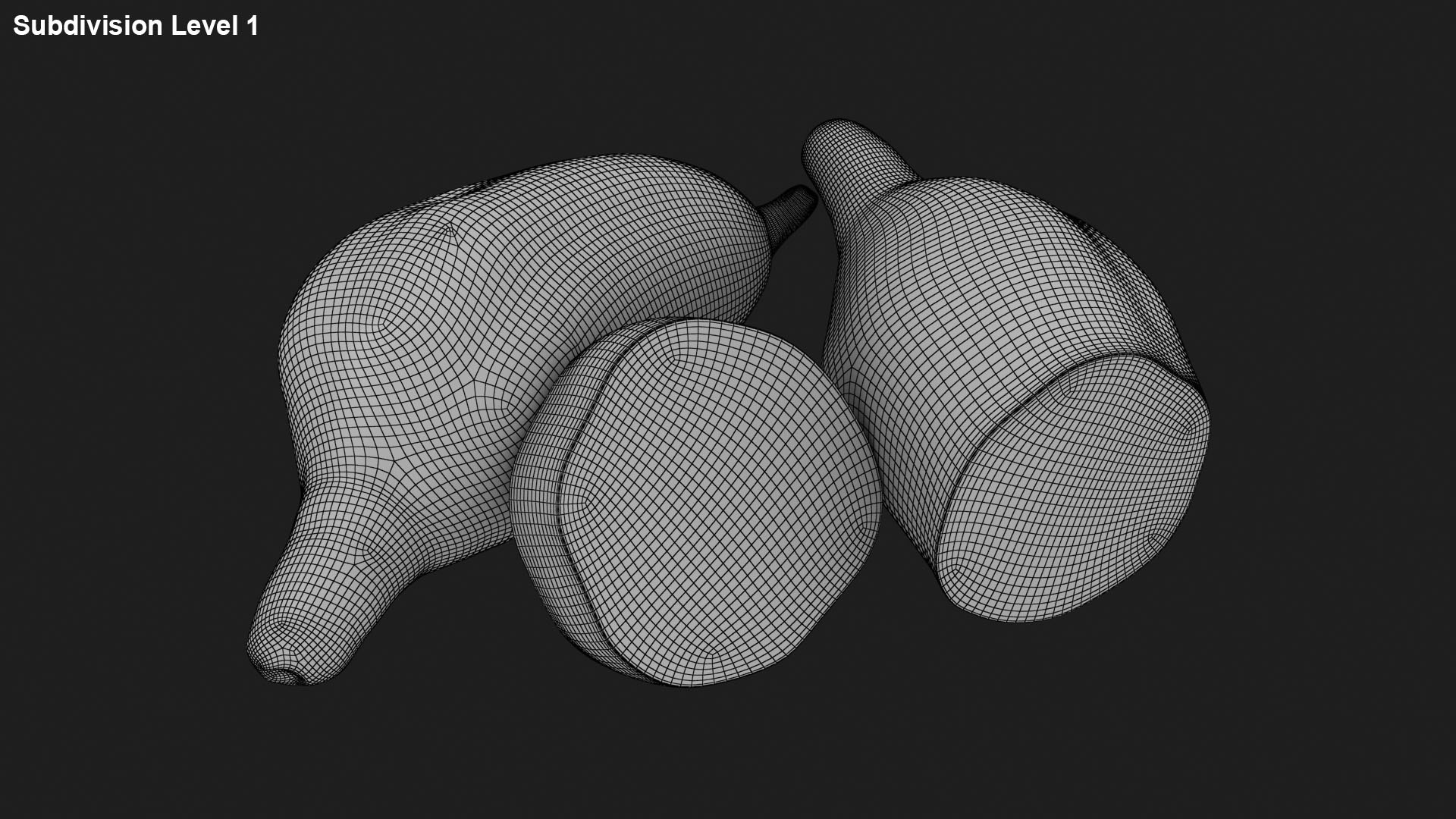 3D Sweet Potatoes Model - TurboSquid 2117286