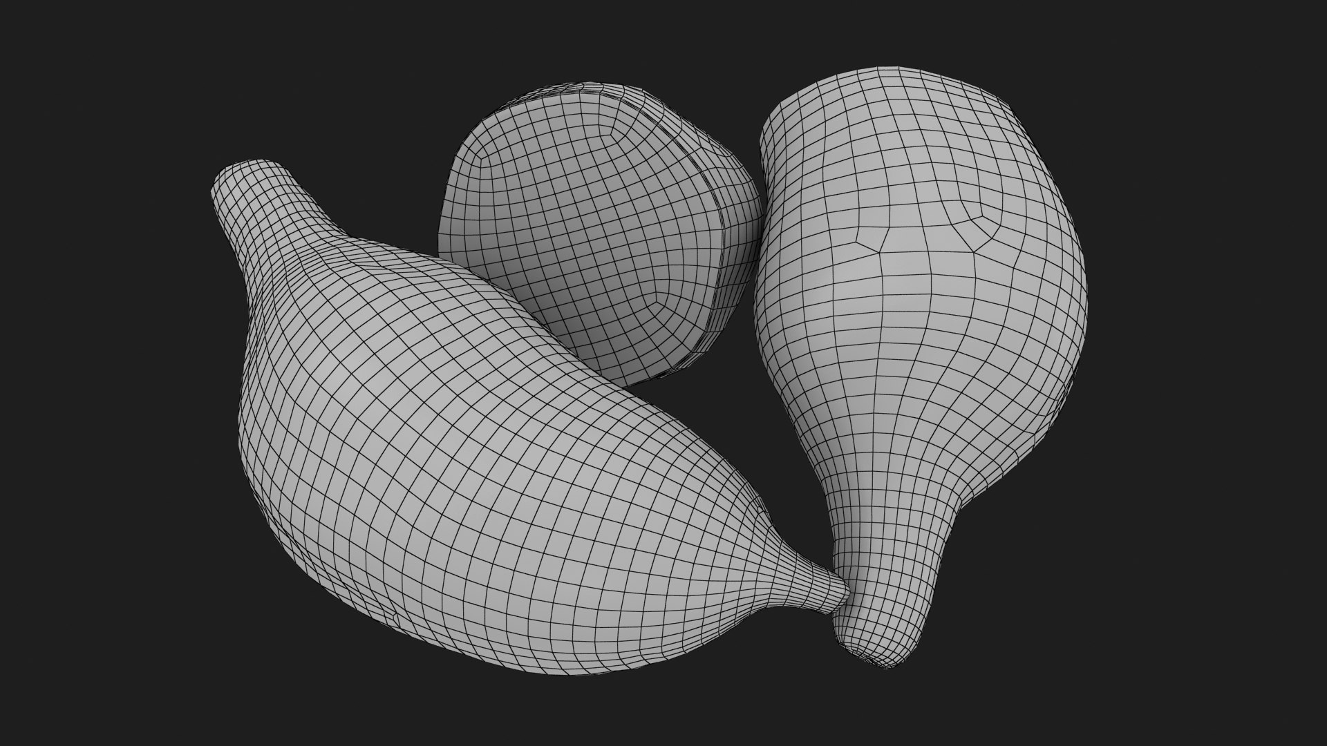 3D Sweet Potatoes Model - TurboSquid 2117286