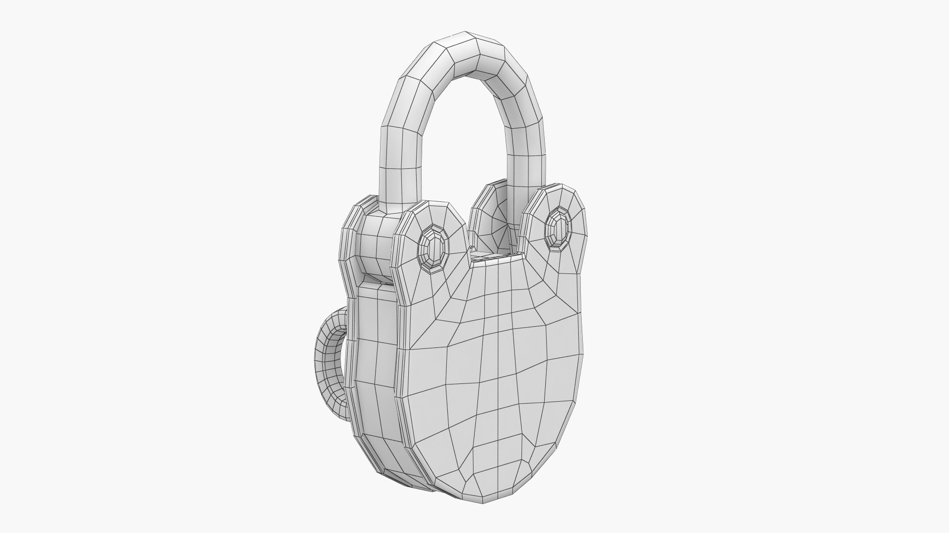Padlock Lock Old 3D Model - TurboSquid 1508702