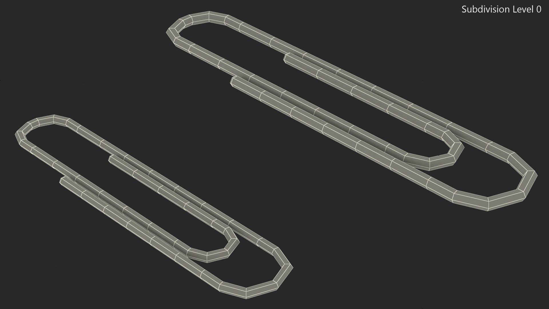 3D Paper Clip Oval Shape Gold - TurboSquid 1861418