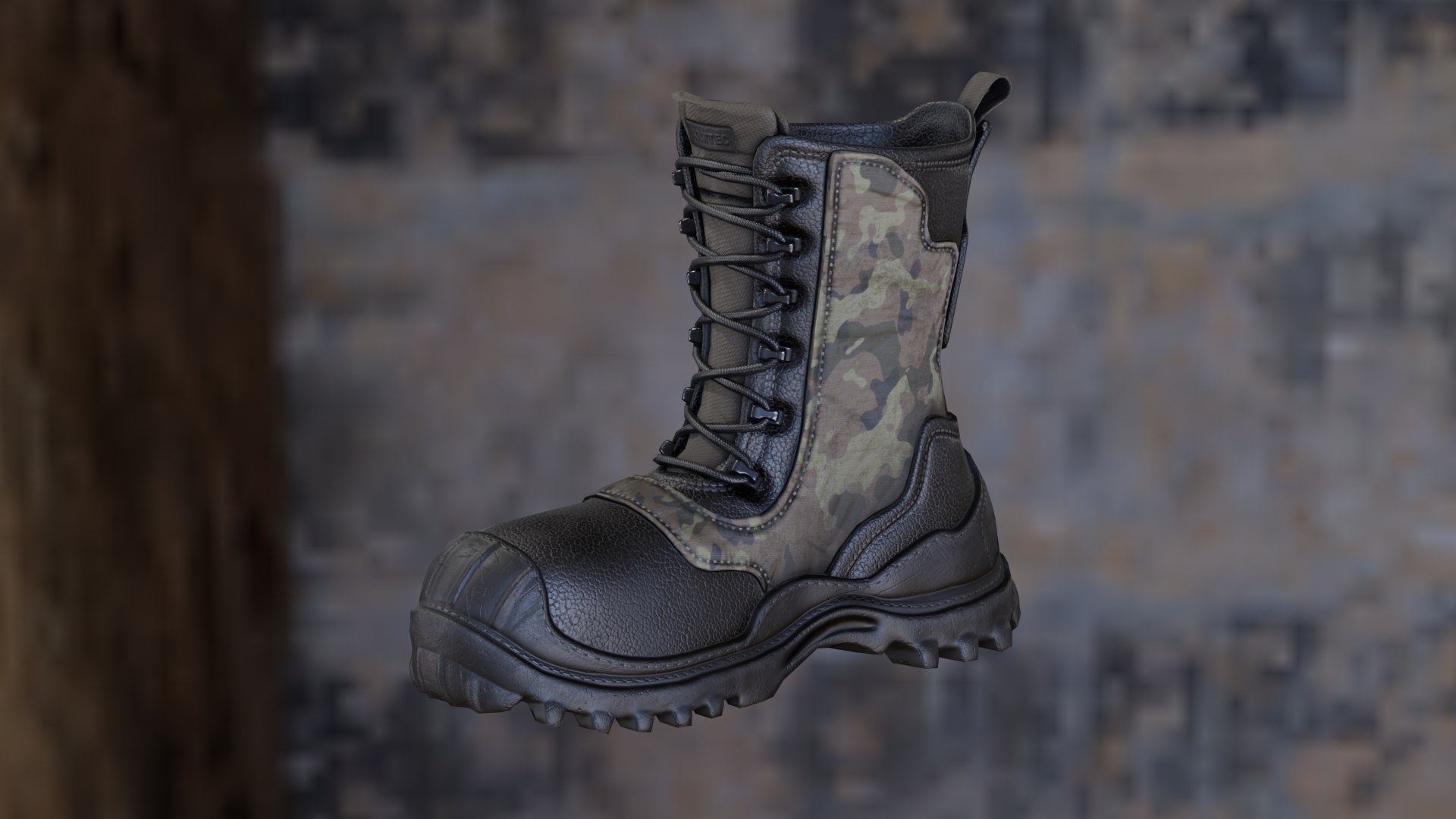 3D Tactical Boots 04 - TurboSquid 2235374