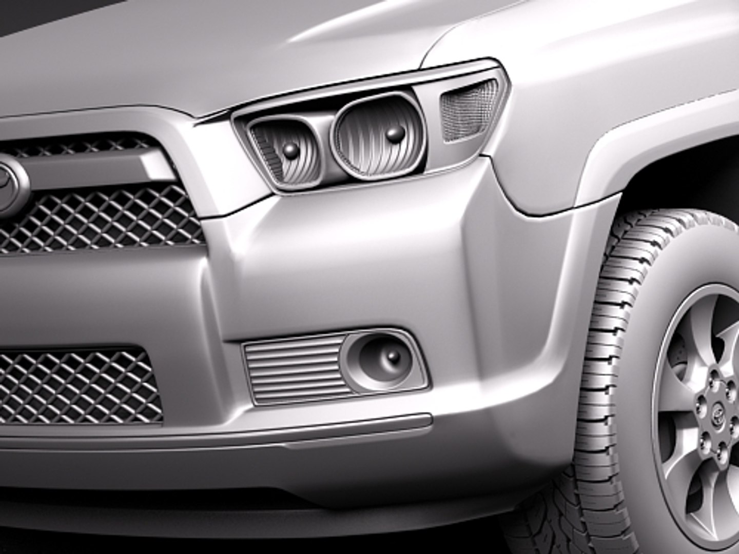 3d Toyota 4runner 4 Runner Model