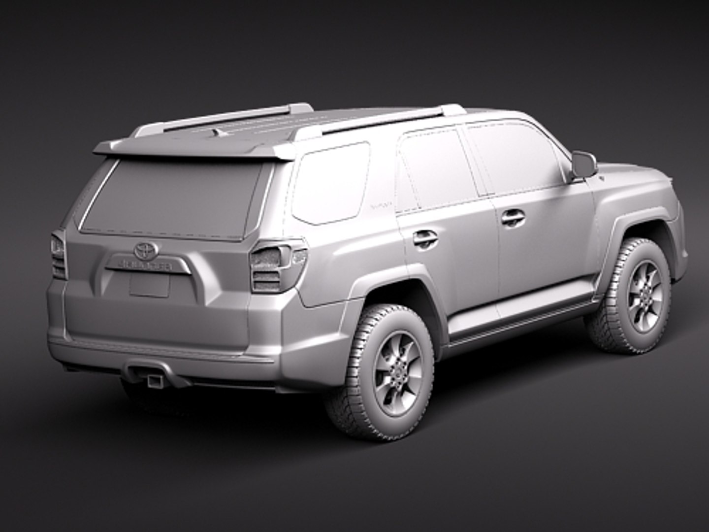 3d Toyota 4runner 4 Runner Model