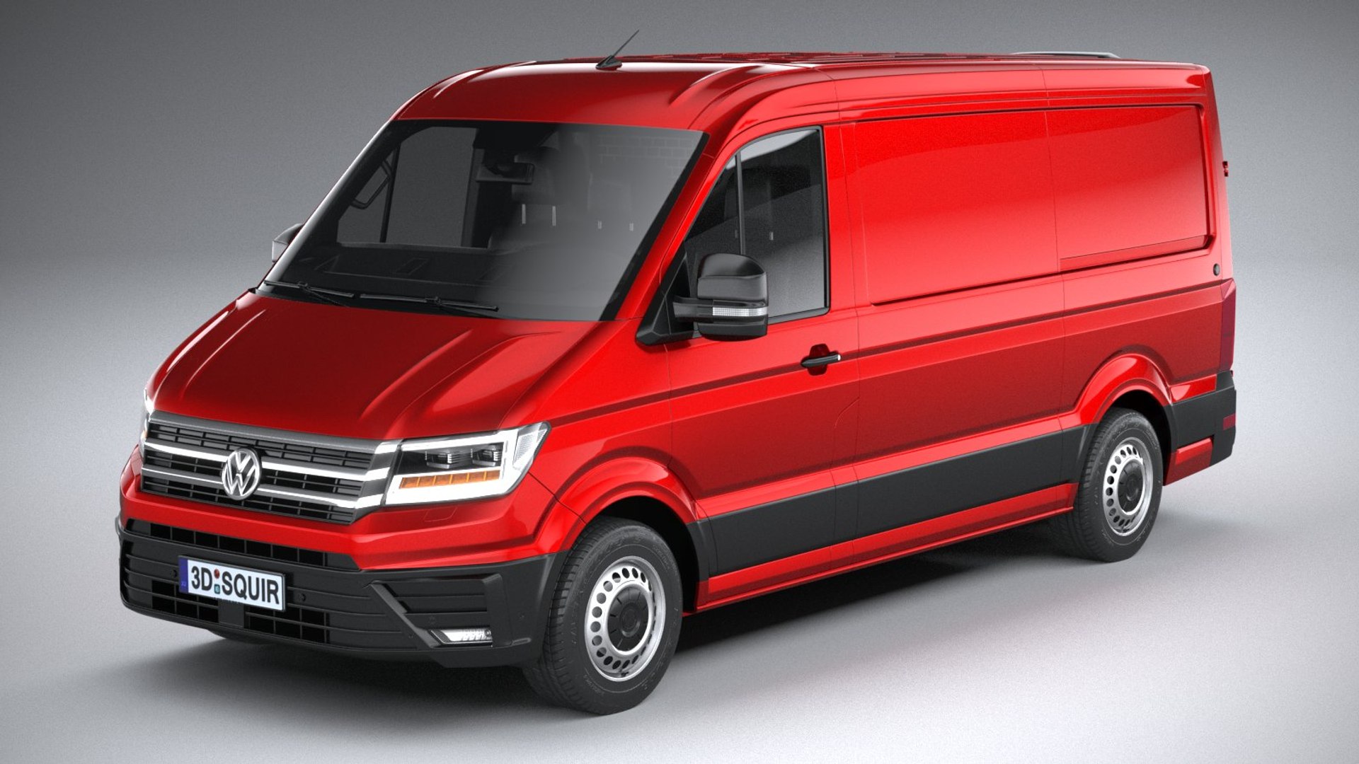 3D Volkswagen Crafter Medium - TurboSquid 1499680
