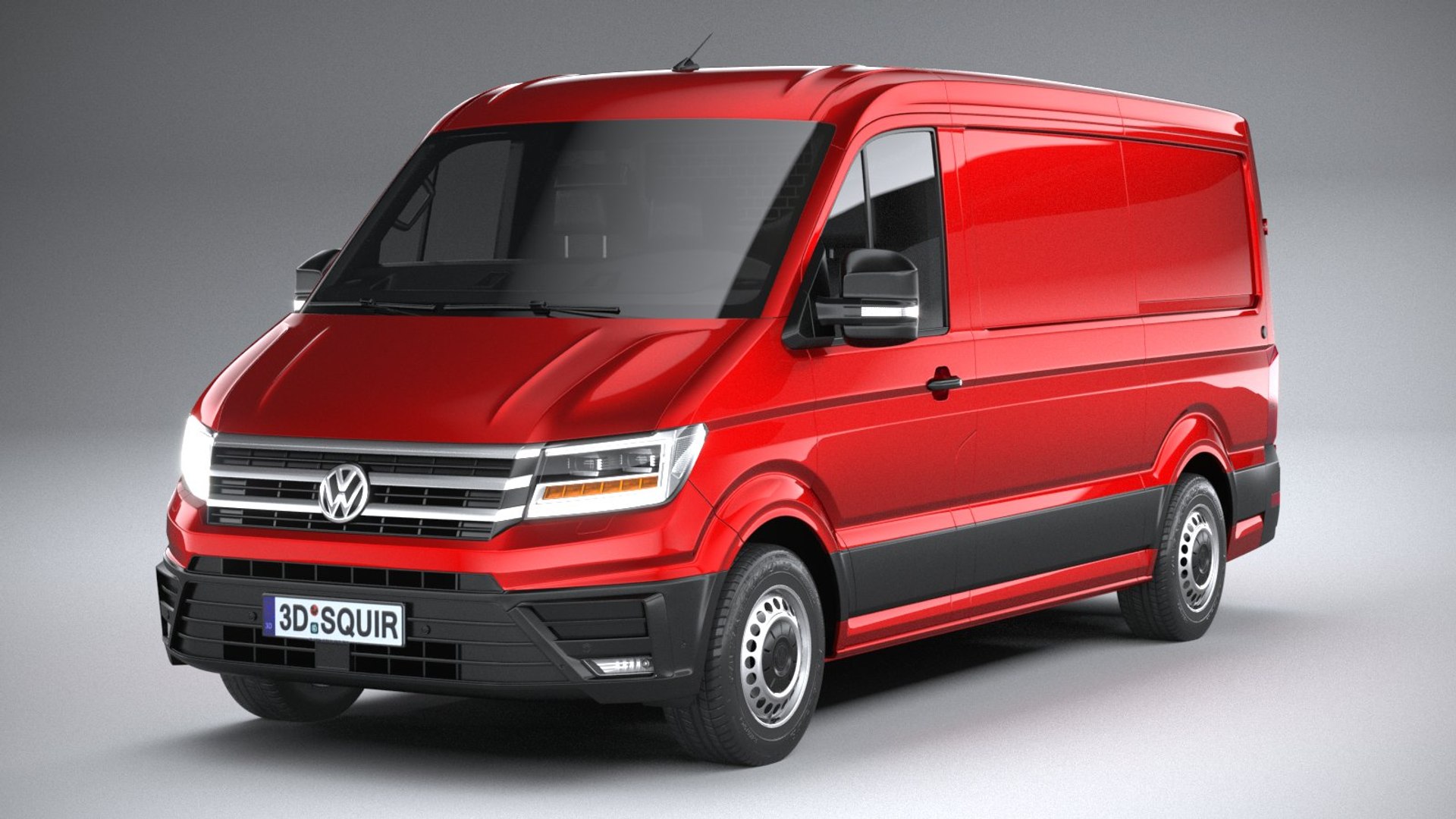 3D Volkswagen Crafter Medium - TurboSquid 1499680