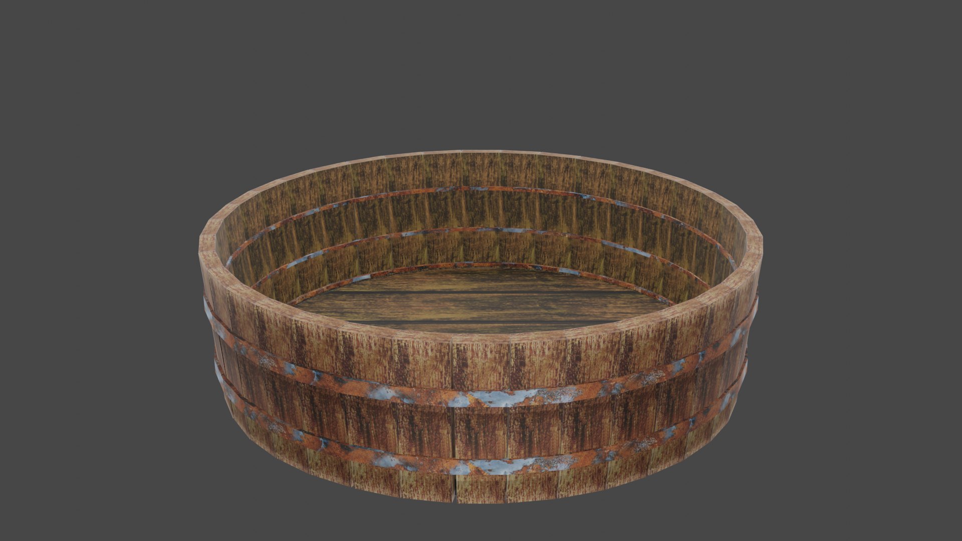 Medieval tub - 3D model - TurboSquid 1627404