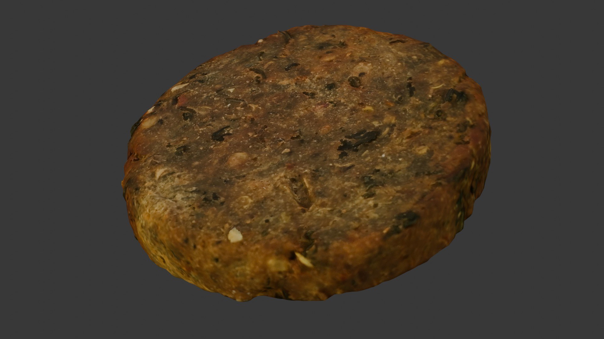 Veggie Burger Patty Scan 3D Model - TurboSquid 2408366