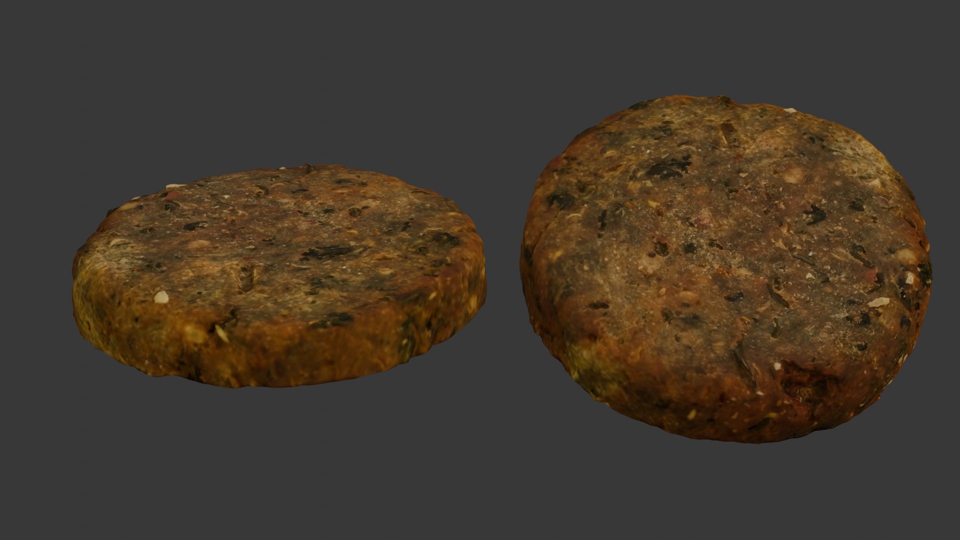 Veggie Burger Patty Scan 3D Model - TurboSquid 2408366