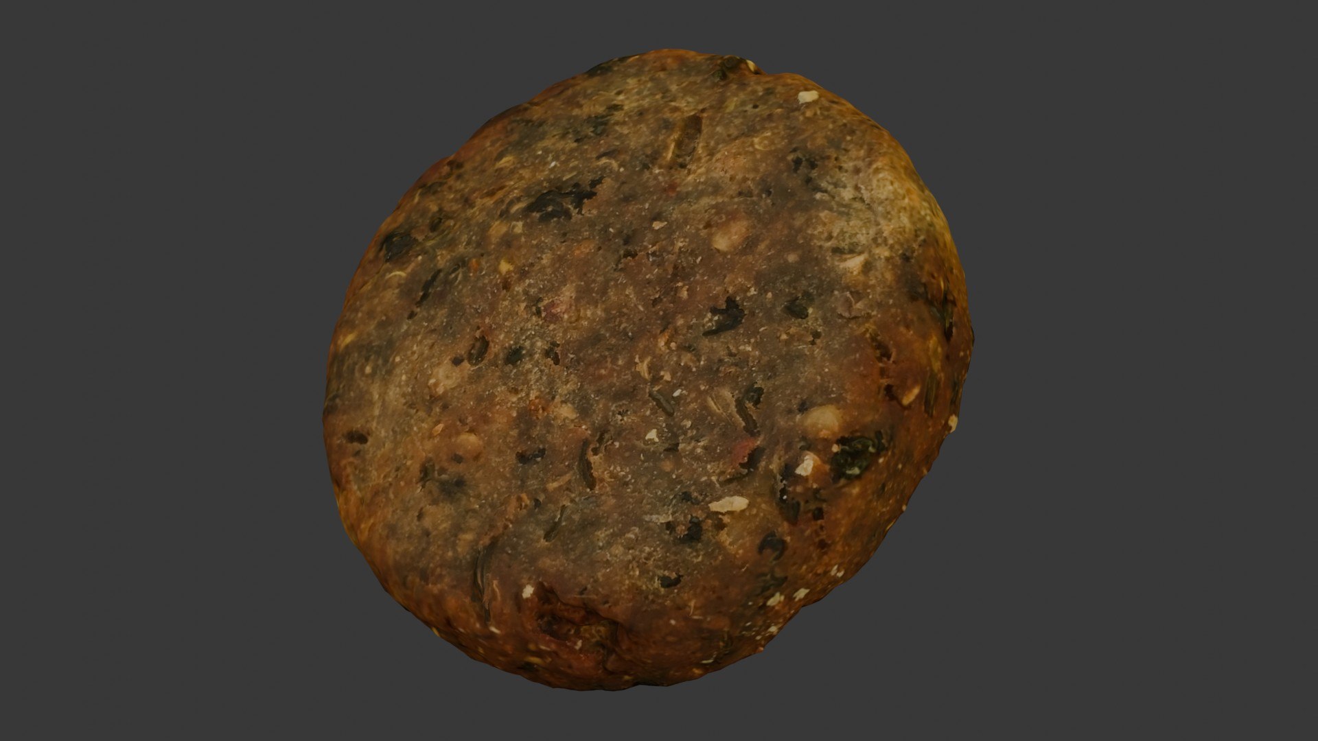 Veggie Burger Patty Scan 3D Model - TurboSquid 2408366