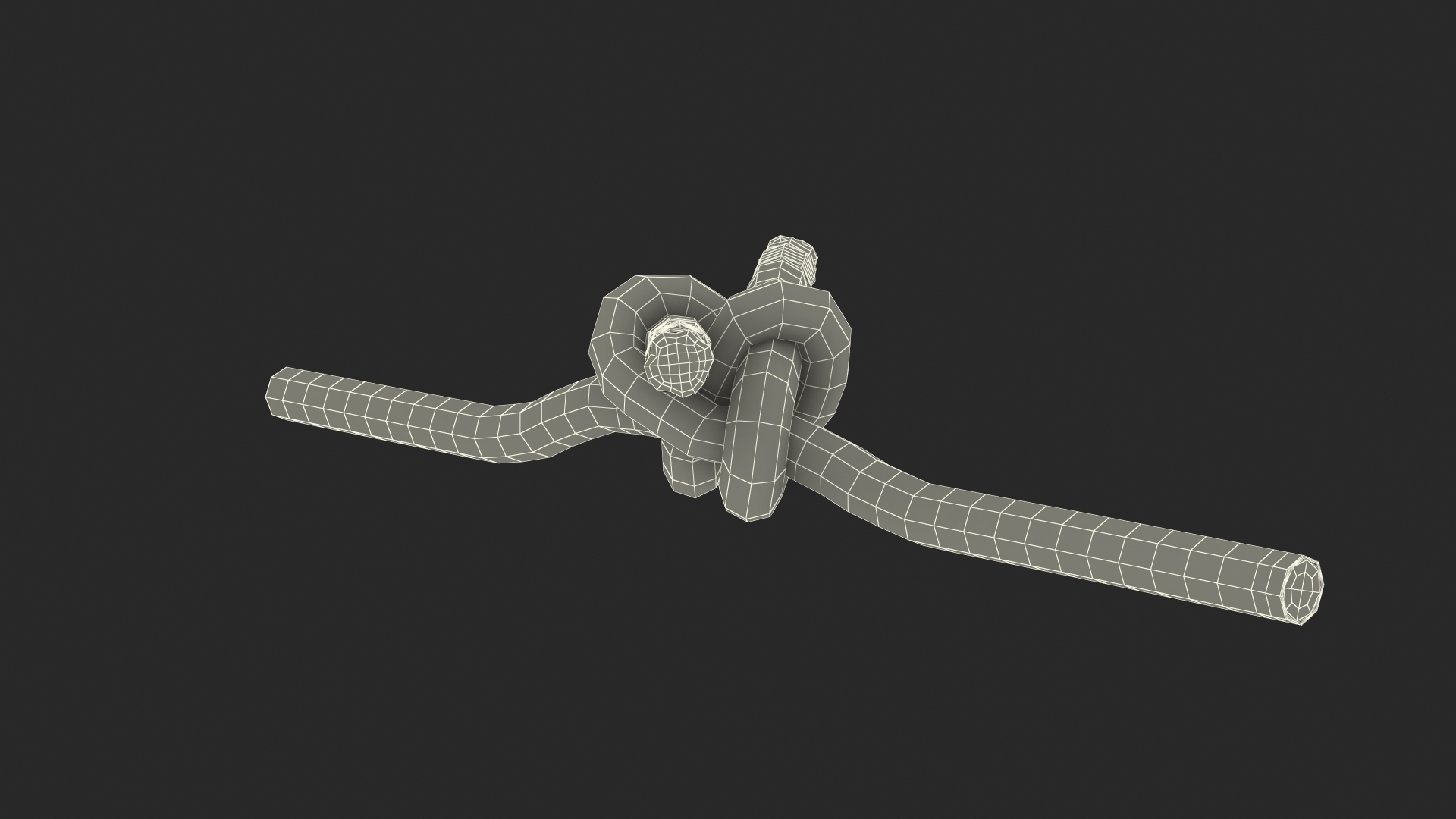 Carrick Bend Knot 3D Model - TurboSquid 1648518