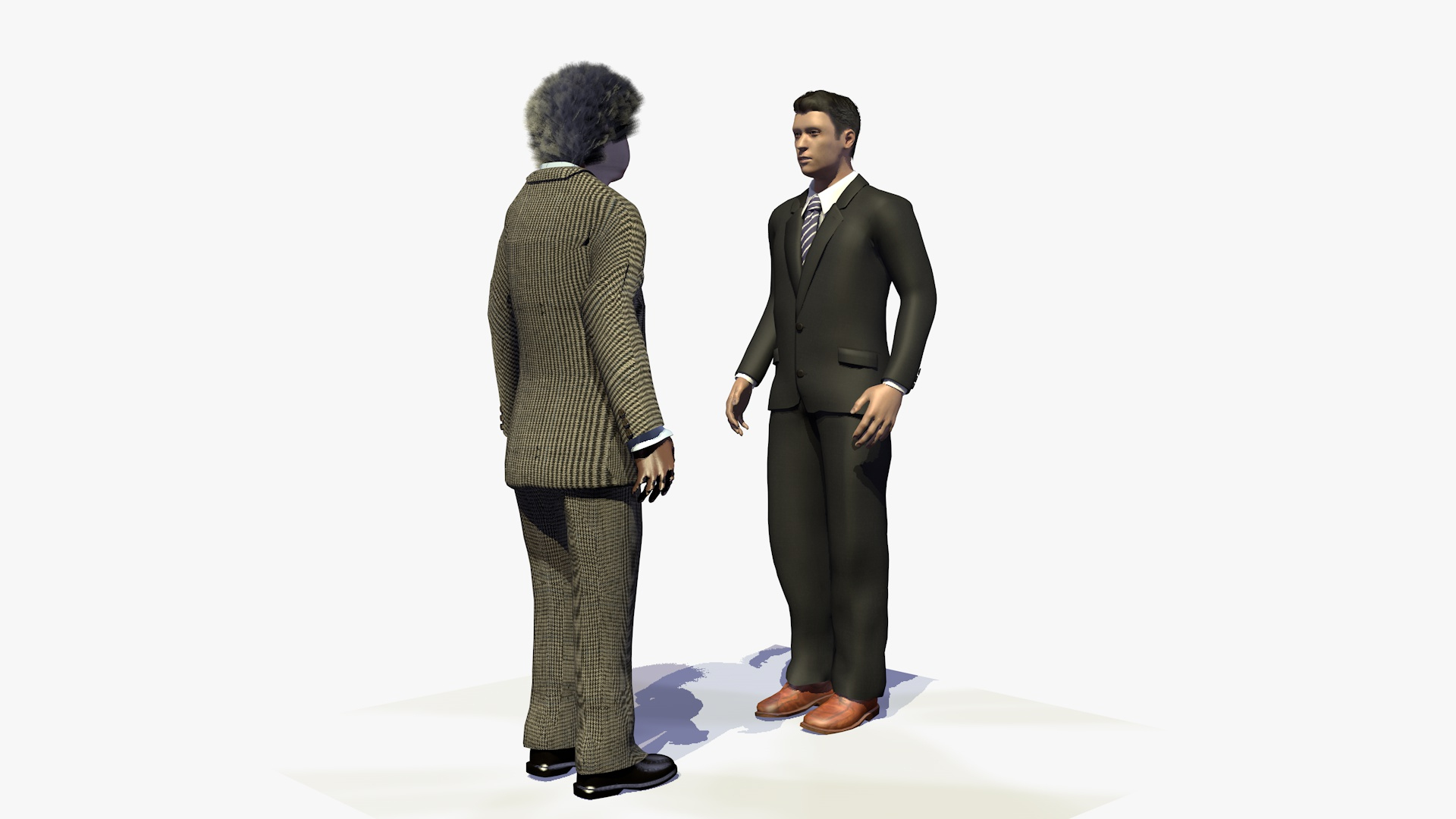 3D 2 Men Talking Animation - TurboSquid 1605220