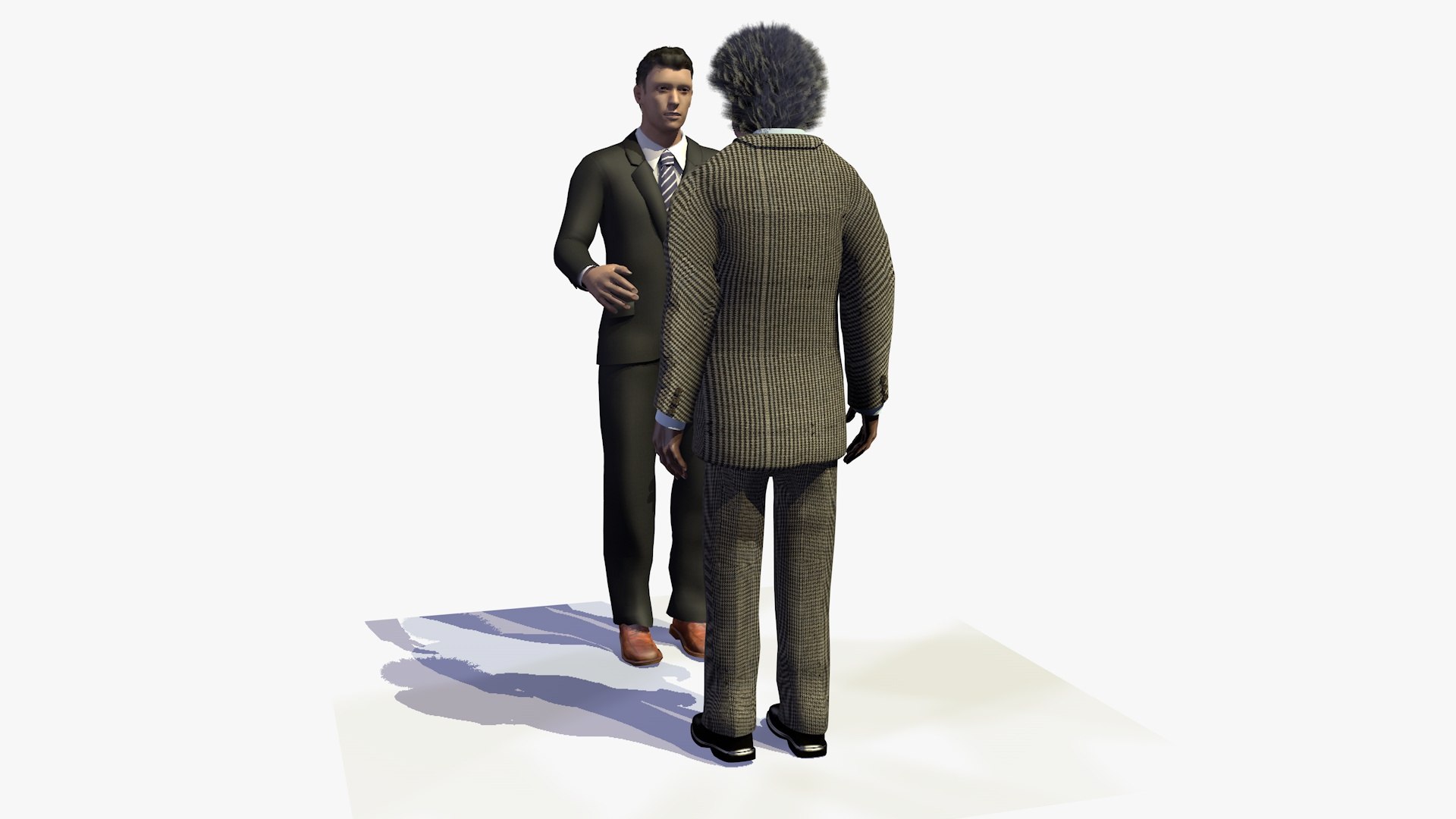 3D 2 men talking animation - TurboSquid 1605220