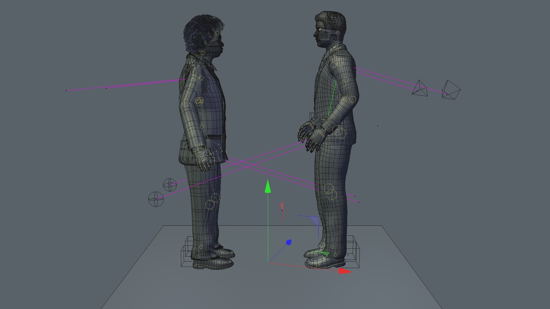 3D 2 men talking animation - TurboSquid 1605220