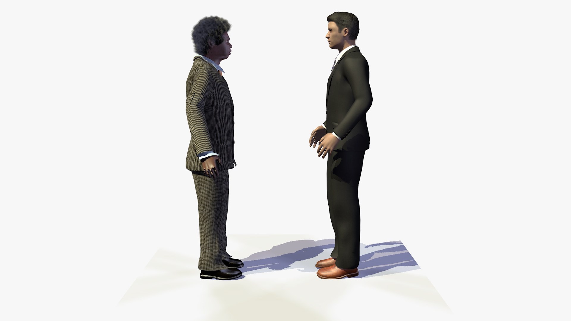 3D 2 Men Talking Animation - TurboSquid 1605220