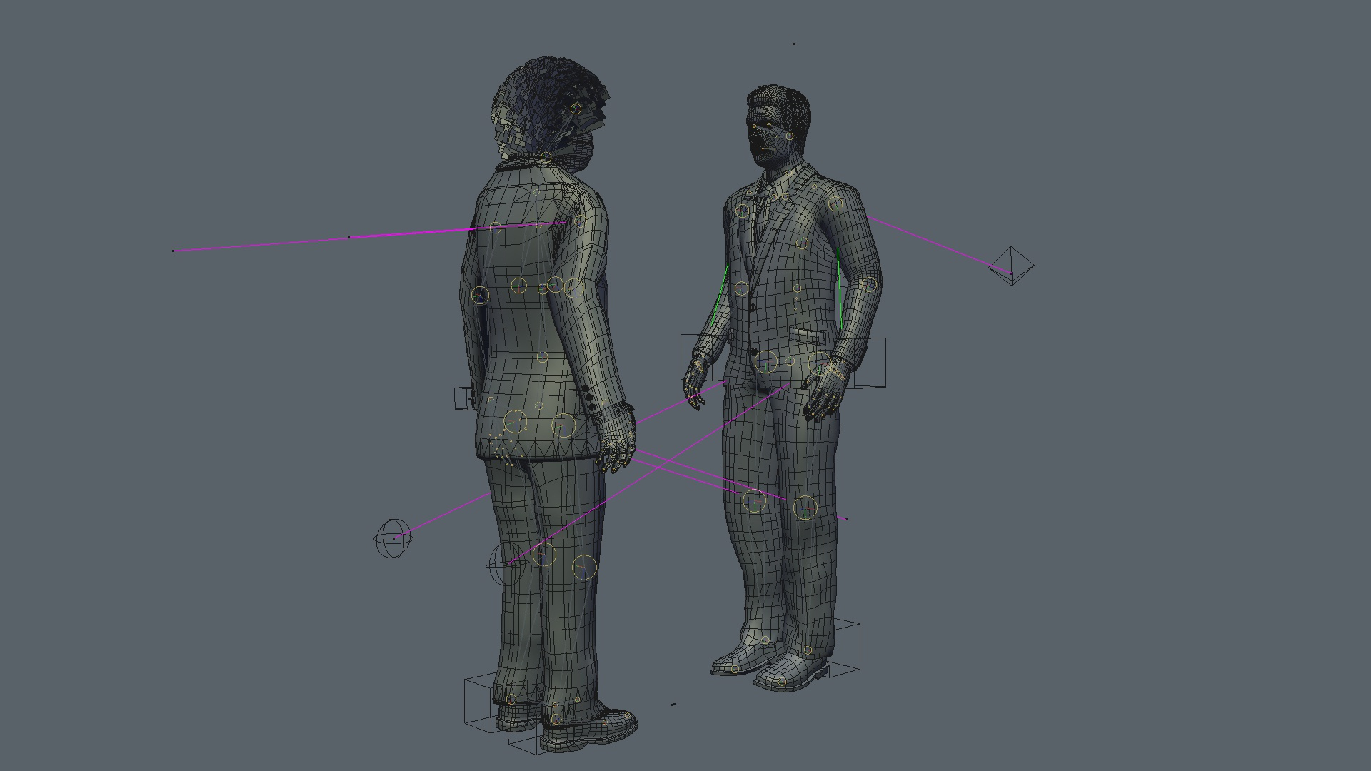 3D 2 Men Talking Animation - TurboSquid 1605220