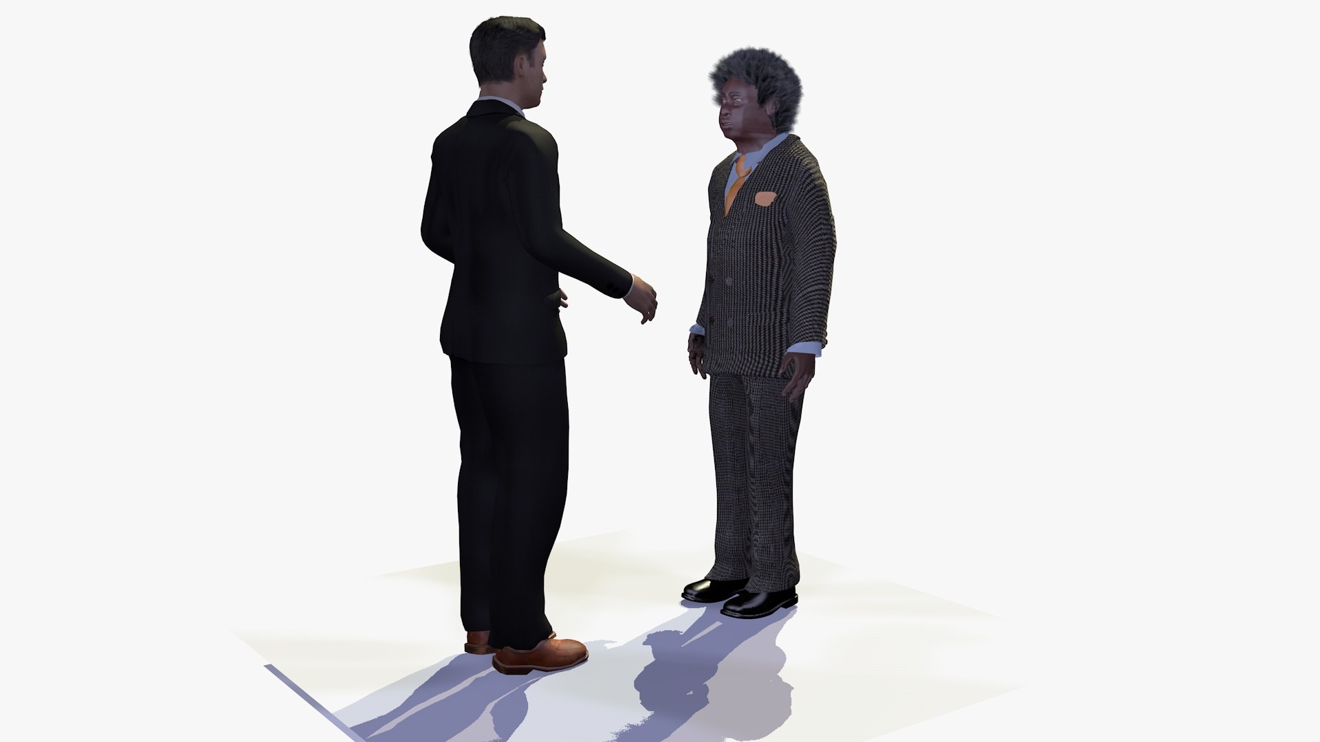 3D 2 Men Talking Animation - TurboSquid 1605220