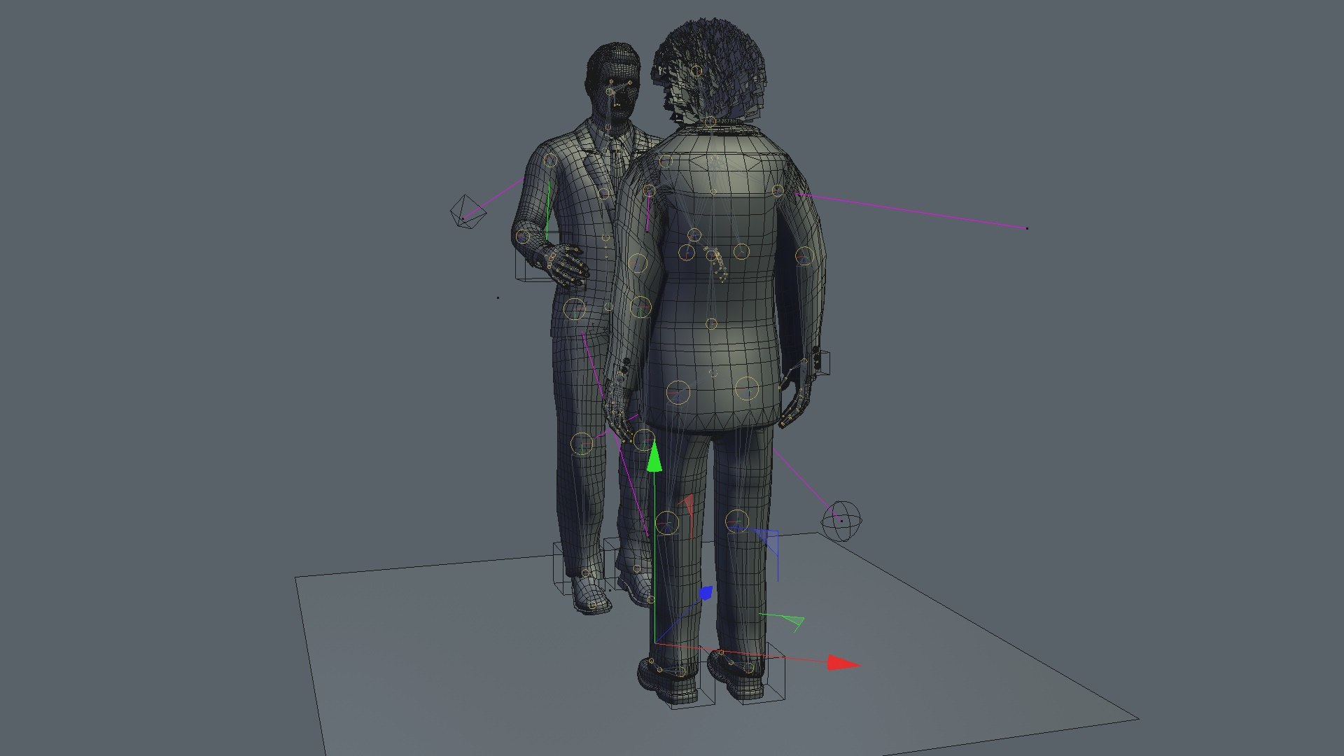 3D 2 men talking animation - TurboSquid 1605220