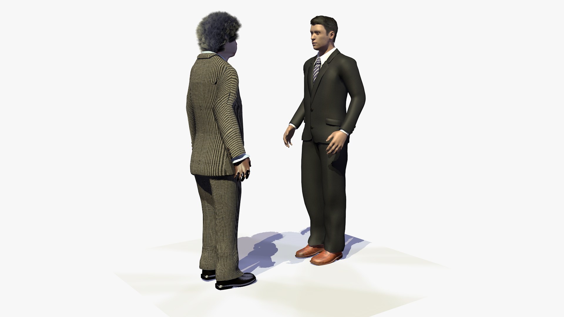 3D 2 Men Talking Animation - TurboSquid 1605220