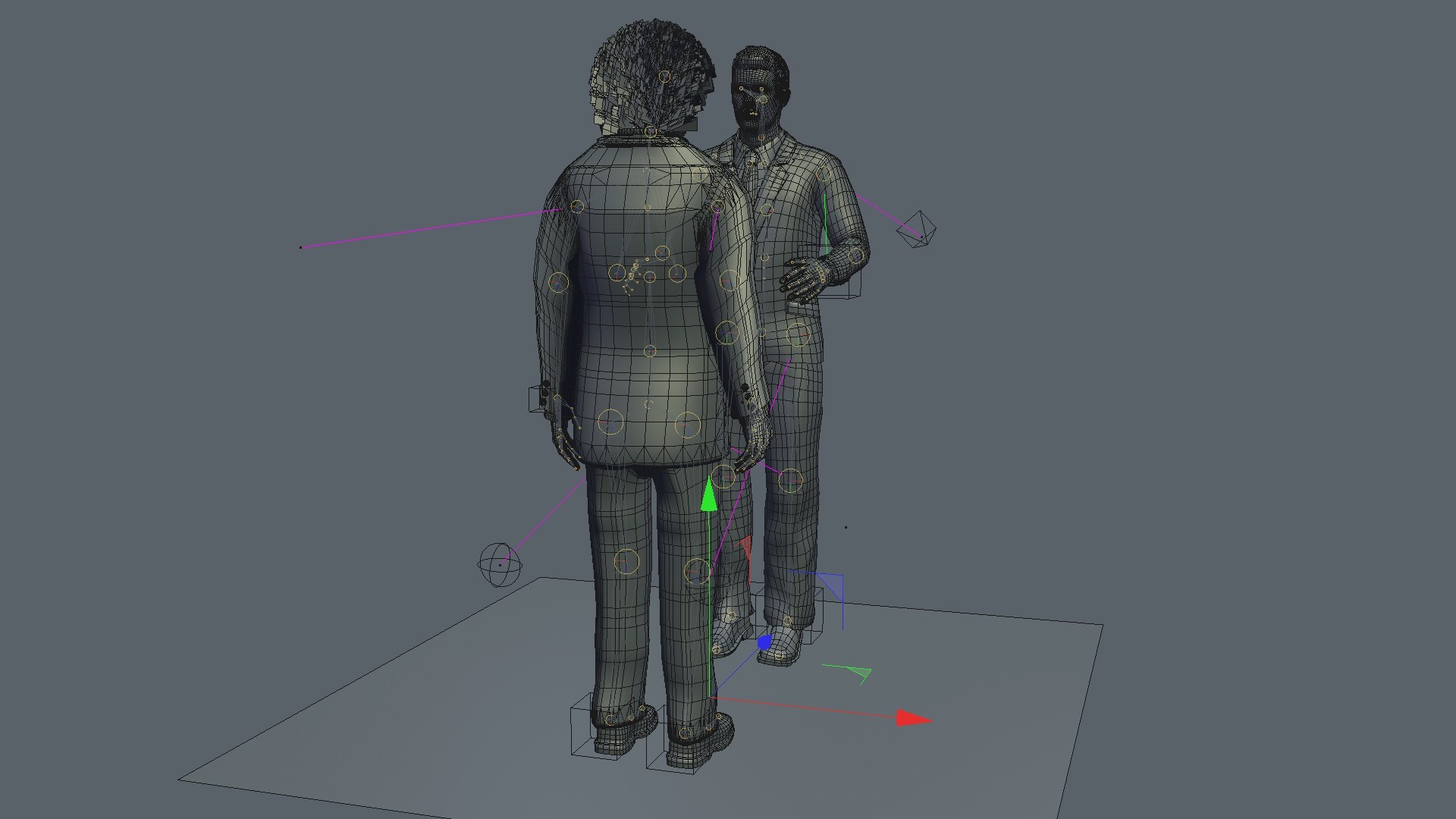 3D 2 men talking animation - TurboSquid 1605220