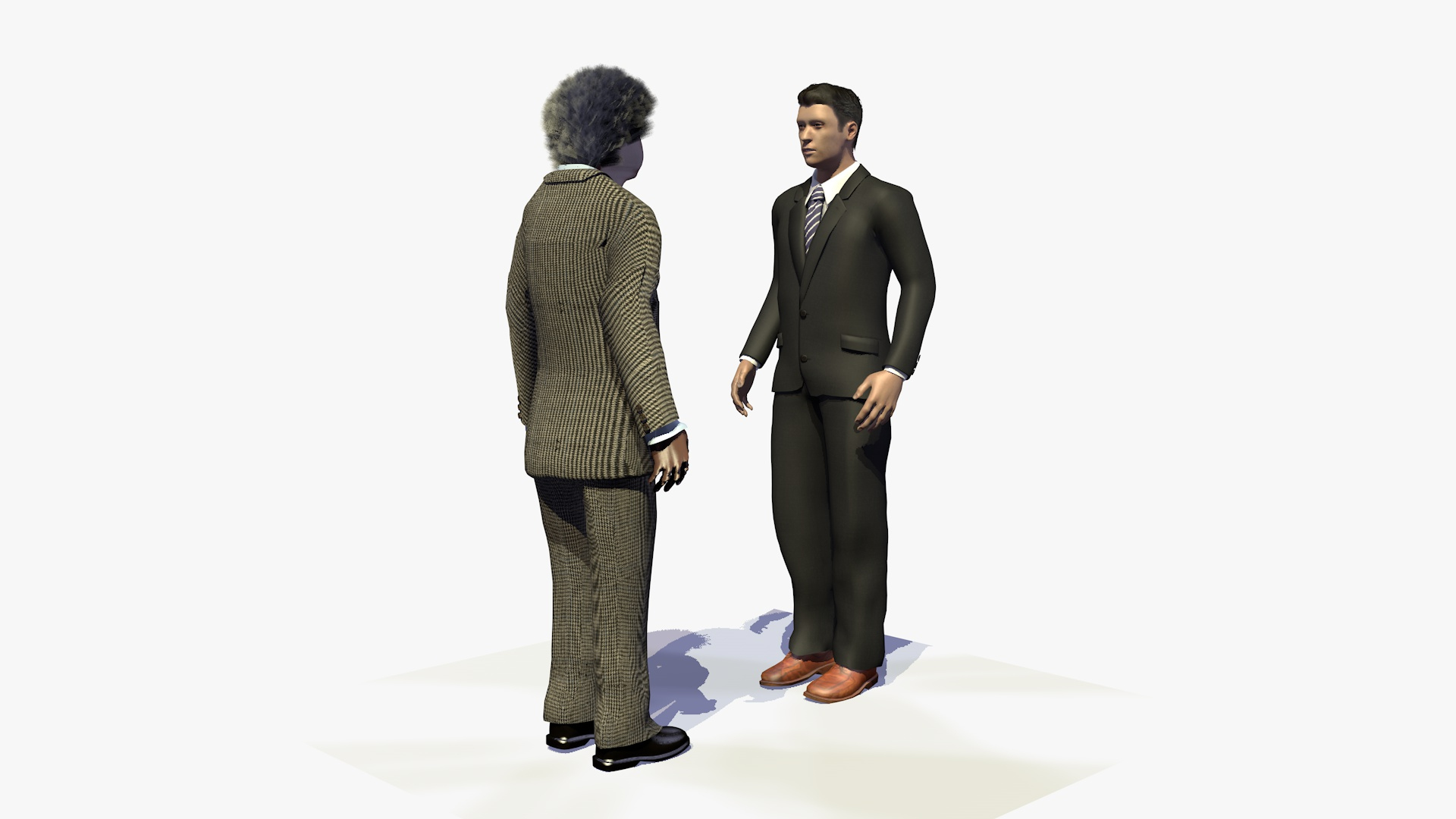 3D 2 Men Talking Animation - TurboSquid 1605220