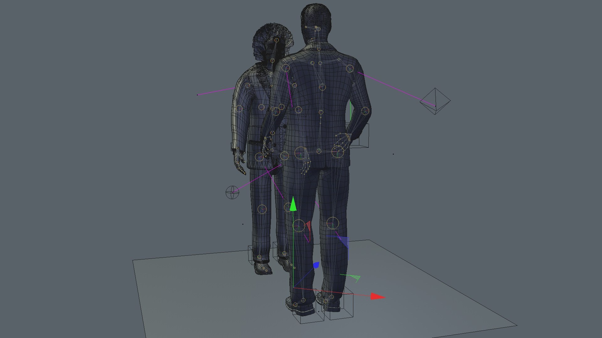 3D 2 Men Talking Animation - TurboSquid 1605220