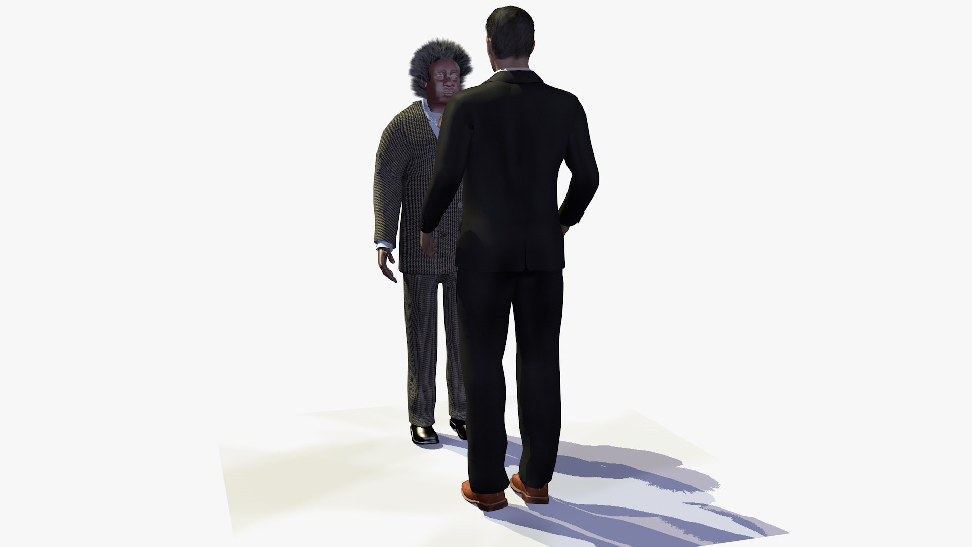 3D 2 Men Talking Animation - TurboSquid 1605220