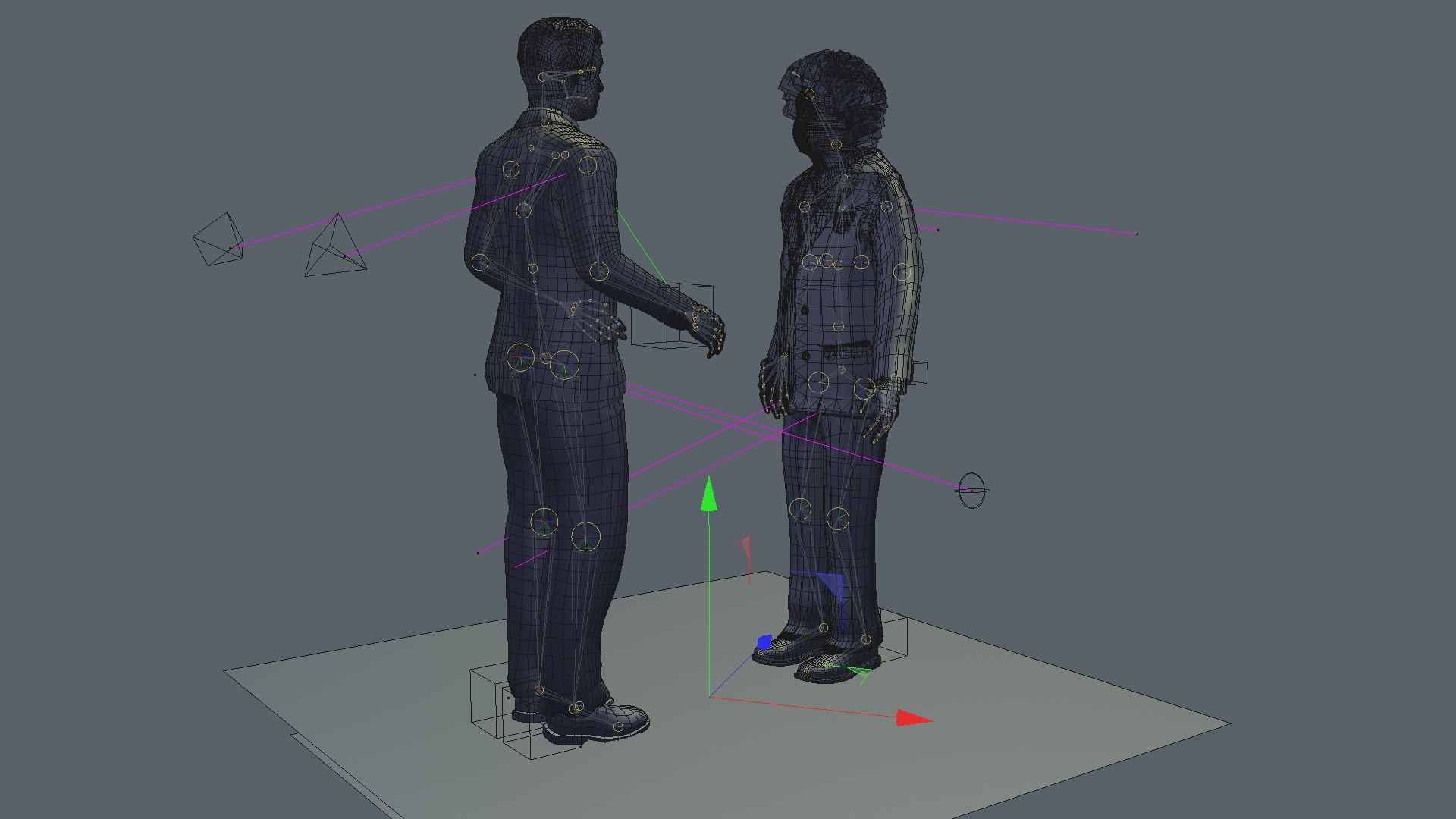 3D 2 men talking animation - TurboSquid 1605220