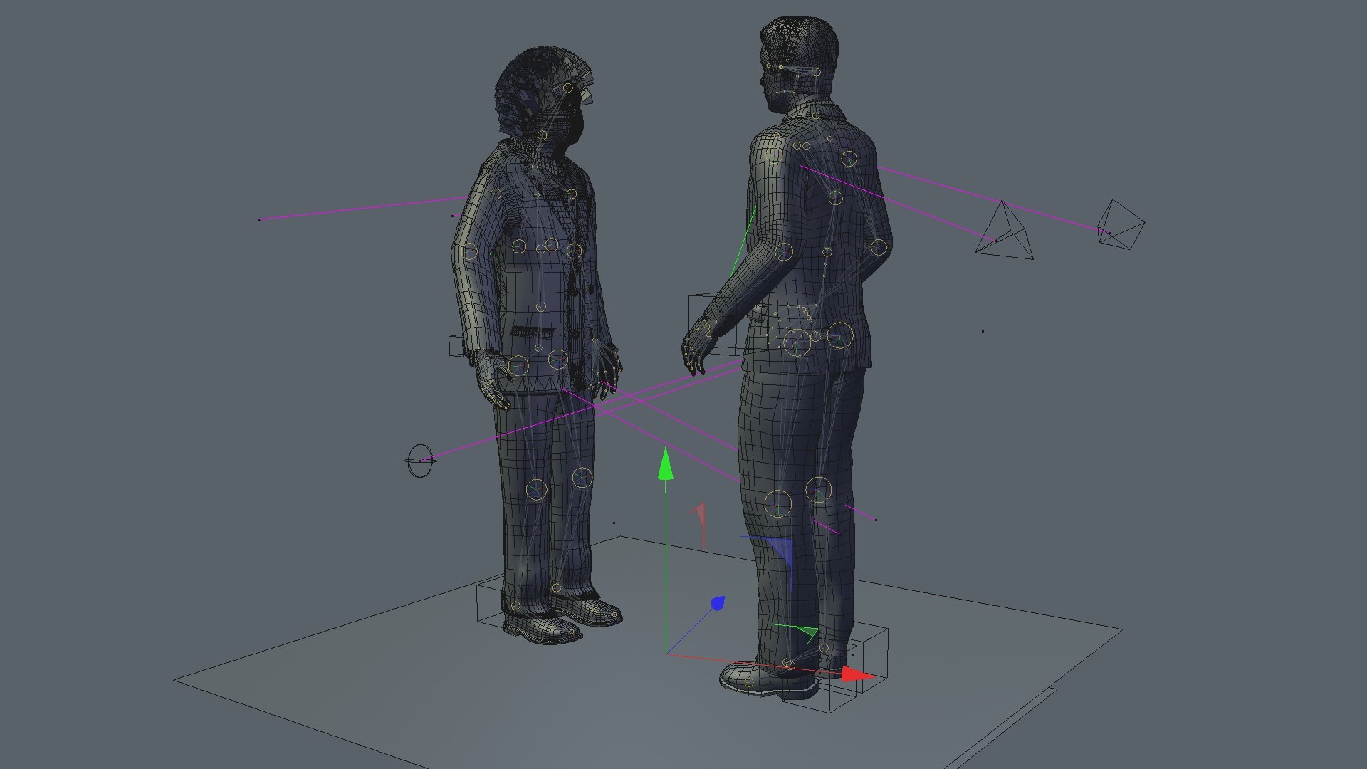 3D 2 men talking animation - TurboSquid 1605220