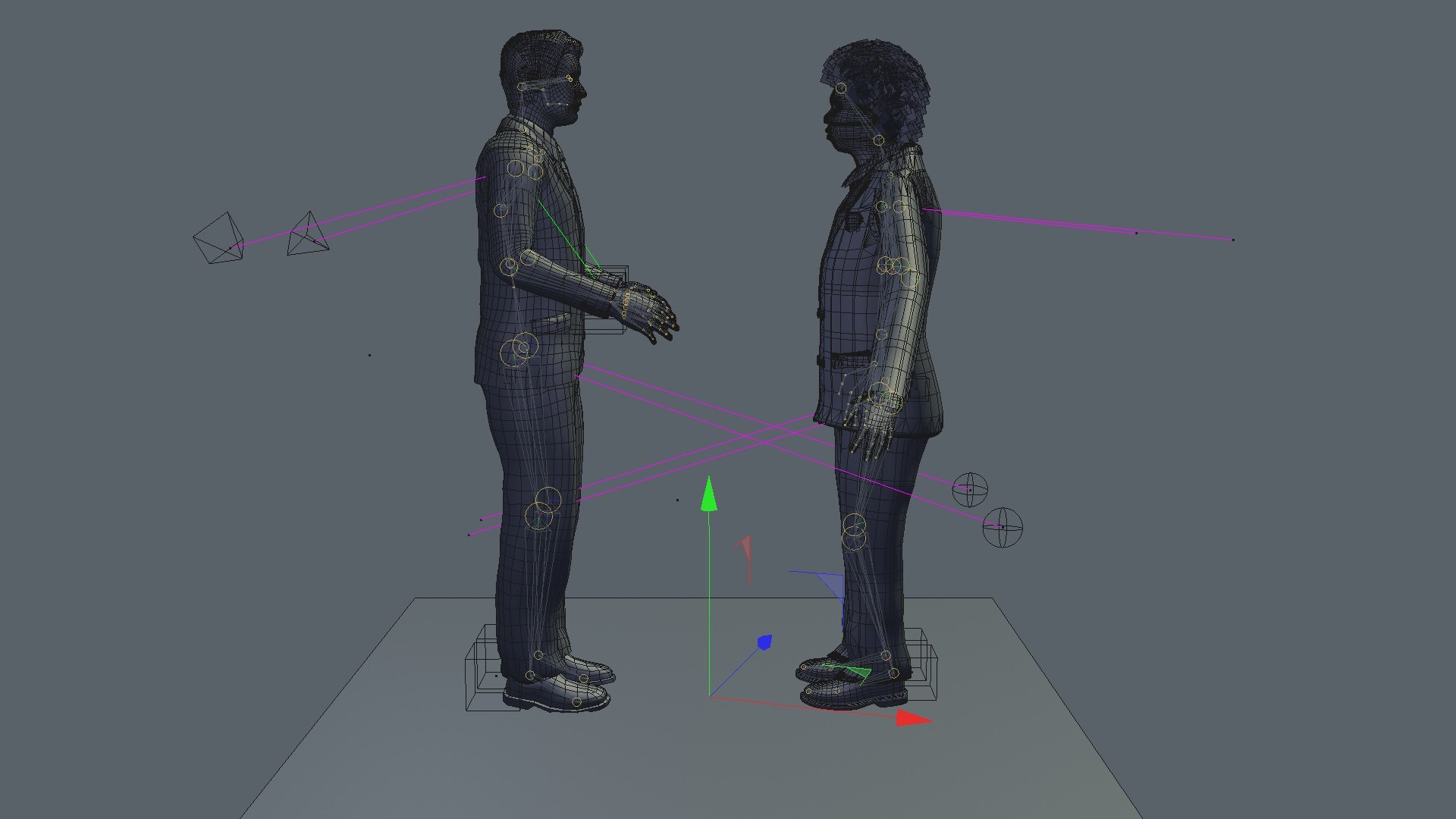 3D 2 men talking animation - TurboSquid 1605220