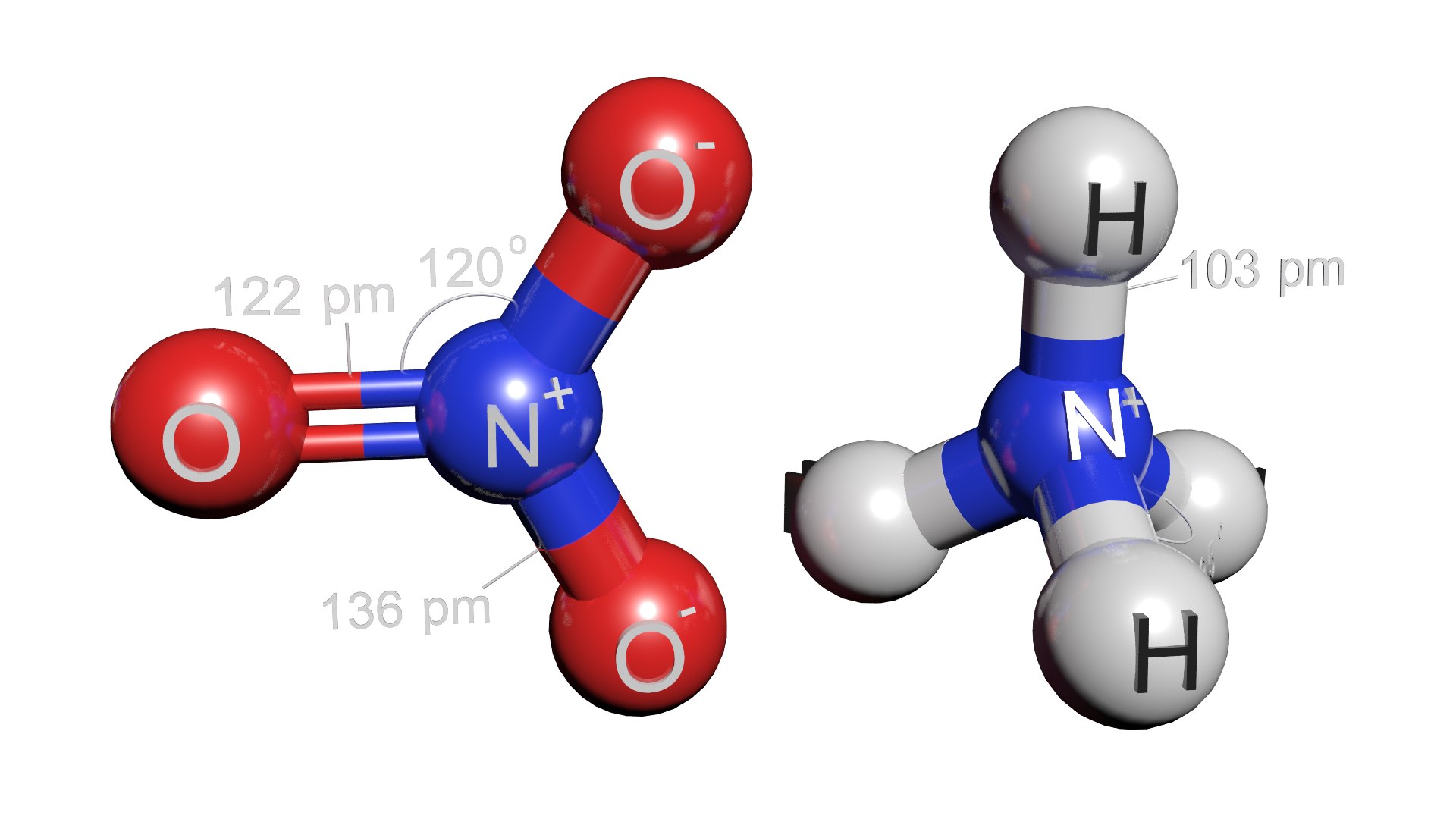 3D Nh4no3 Molecule Ammonium Nitrate Model - TurboSquid 1422131