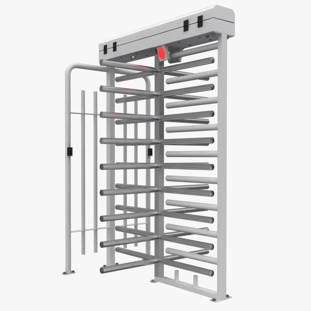 3d barrier gate model
