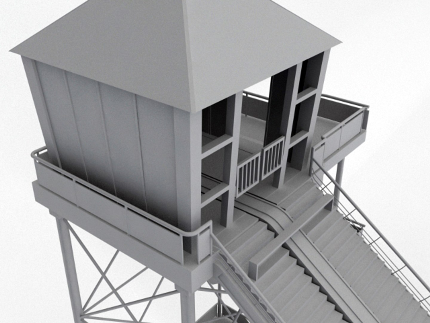 3d Model Ski Jumping Ramp