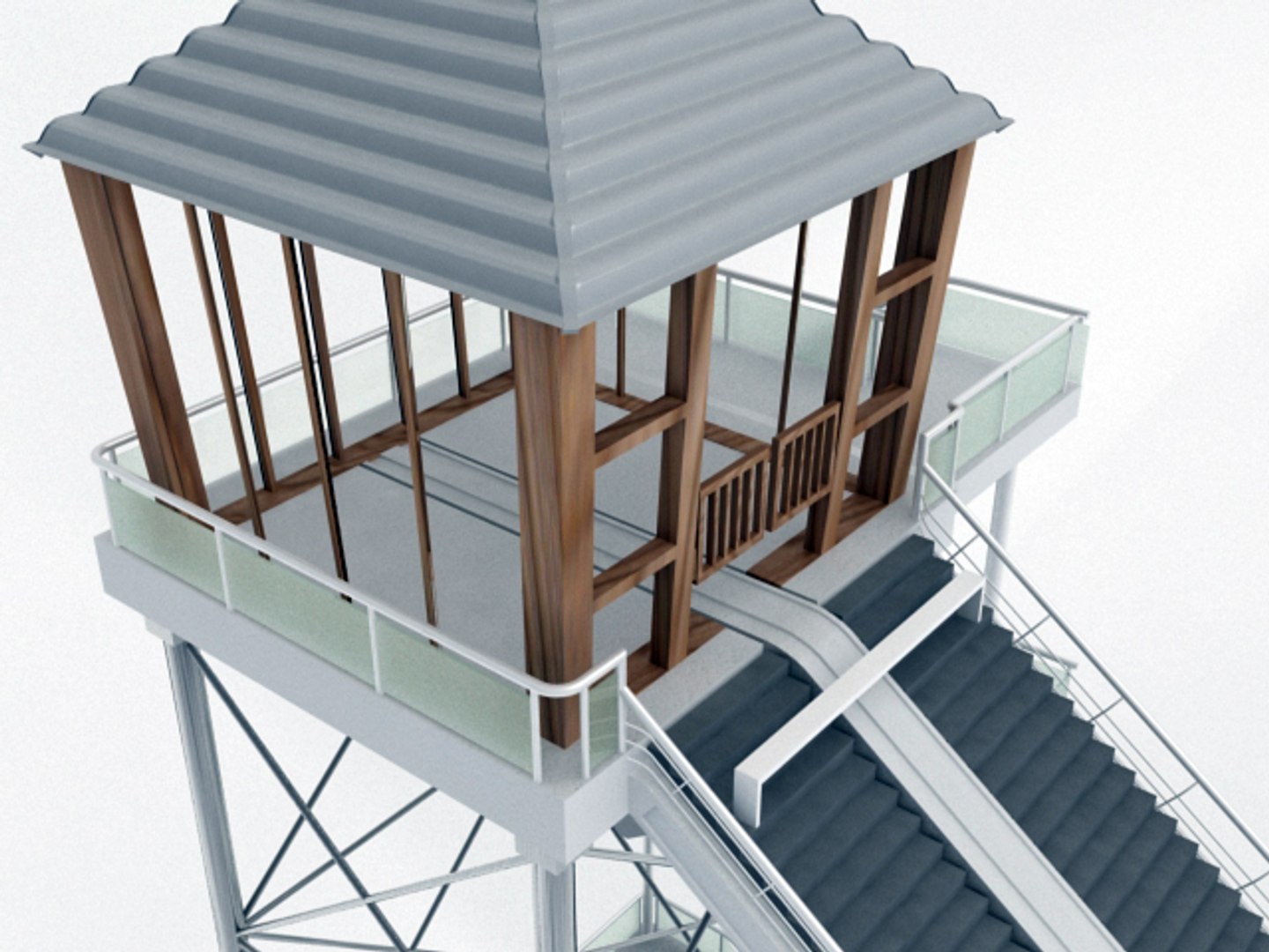 3d Model Ski Jumping Ramp