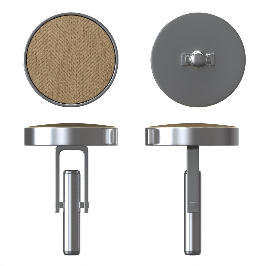 3d Cufflink Model