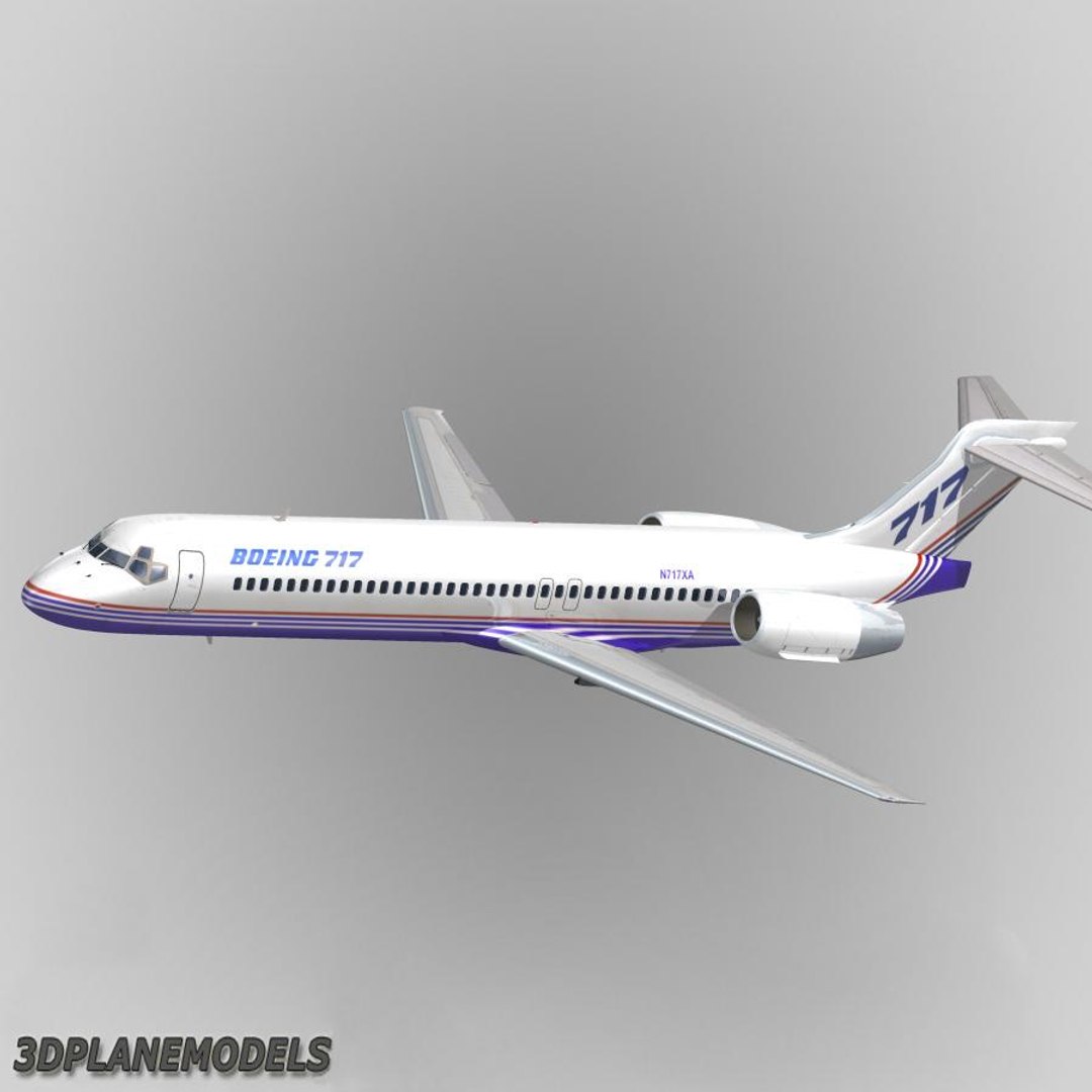 3ds Max B717-200 Manufacturer Livery