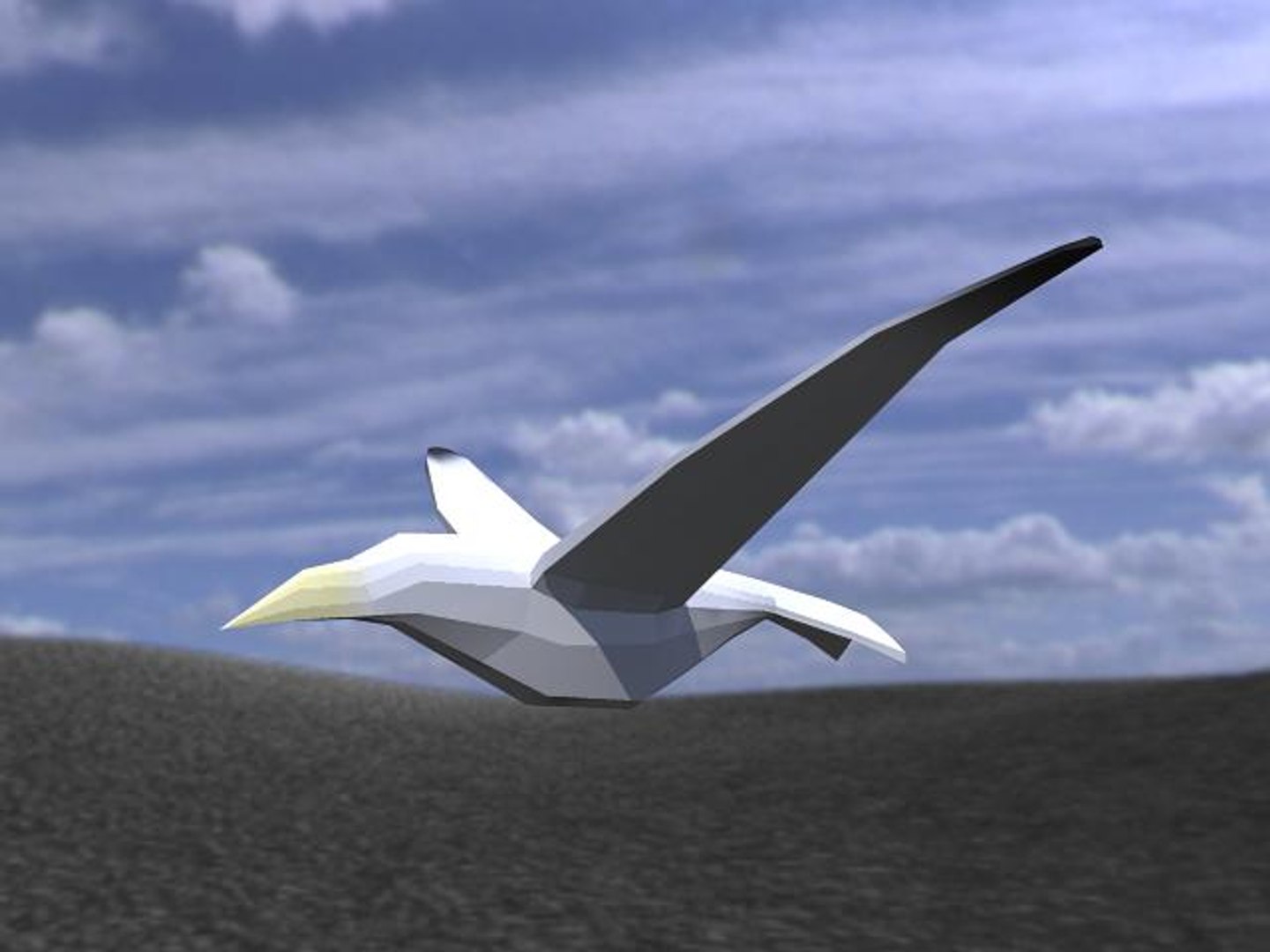 3ds max bird animateds