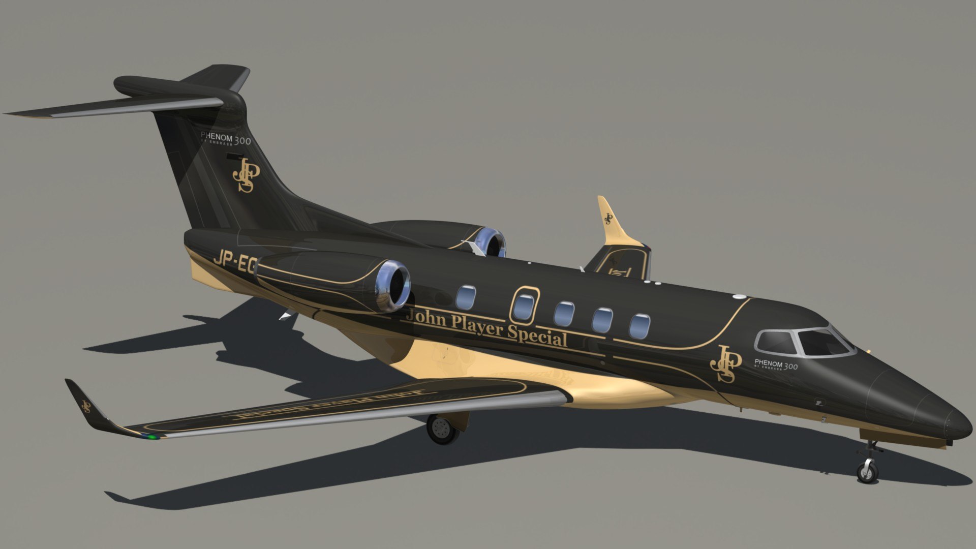 Embraer Phenom 300 Jps 3D Model - TurboSquid 1671148