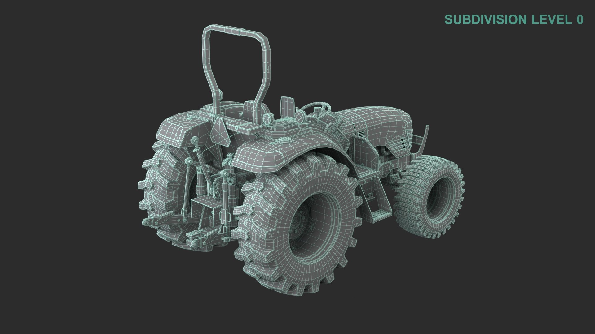3D Tractor model - TurboSquid 2058686