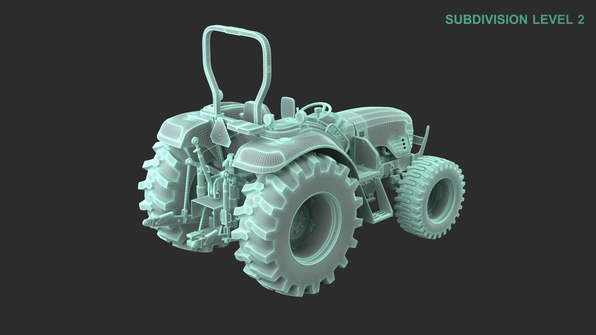 3D Tractor model - TurboSquid 2058686