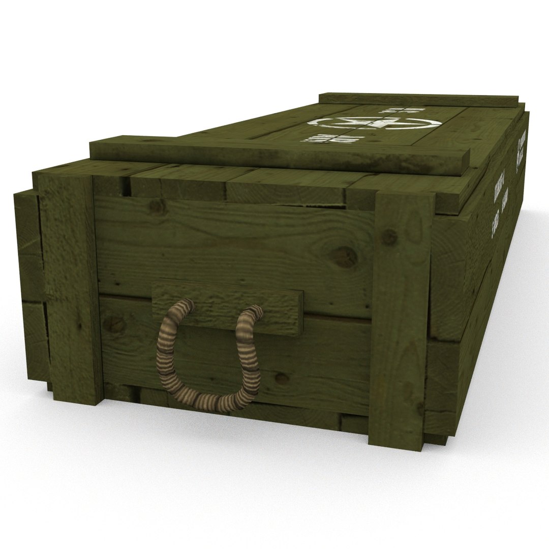 Army Crate 3d 3ds
