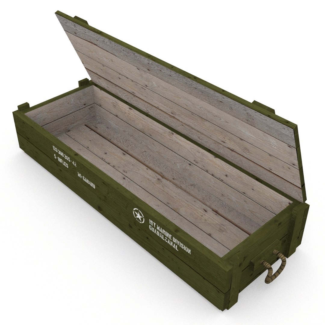 Army Crate 3d 3ds