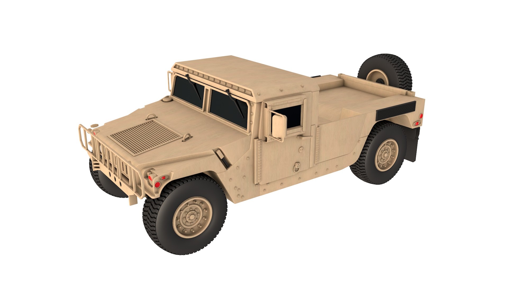 3D HMMWV M998 Desert model - TurboSquid 2183865