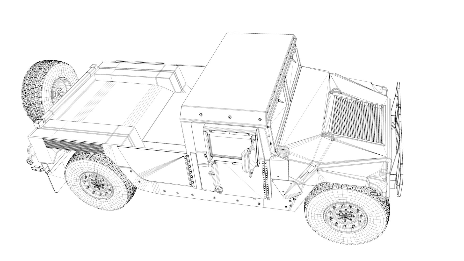 3D HMMWV M998 Desert model - TurboSquid 2183865
