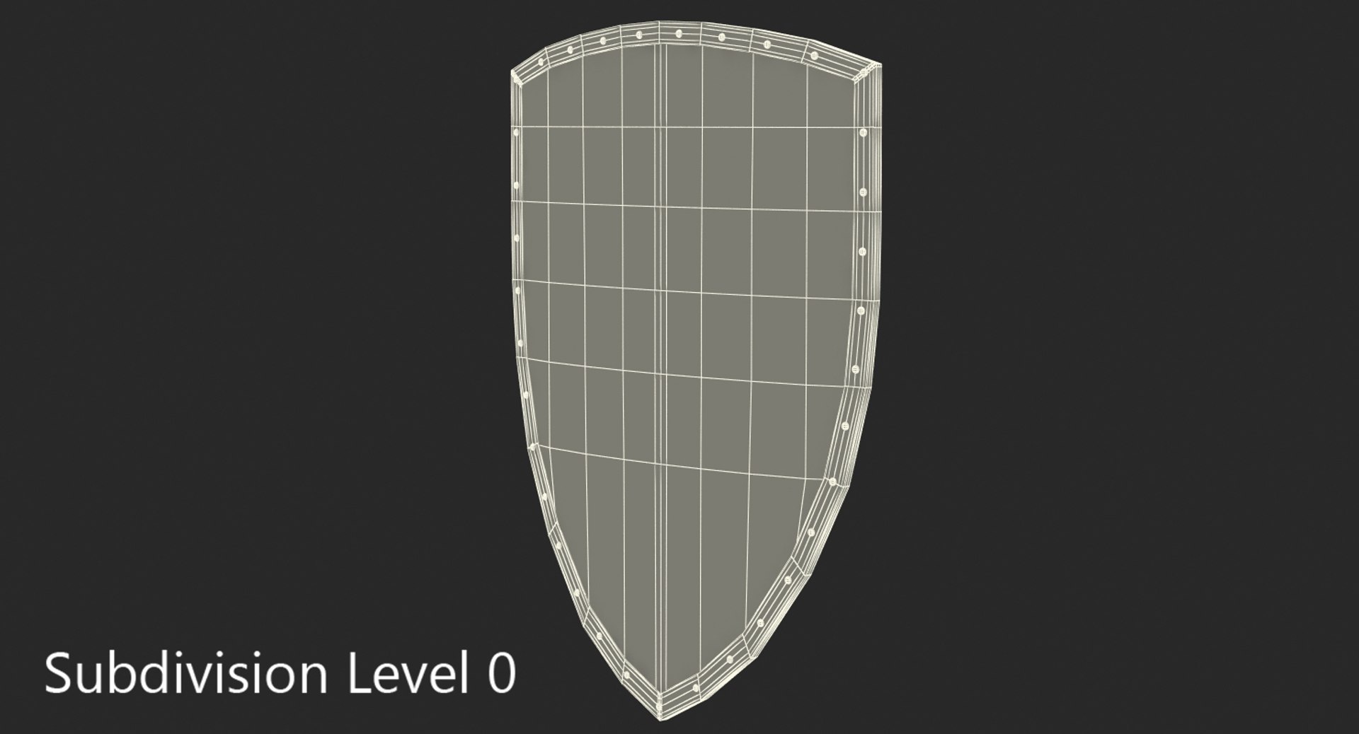 3d Knights Templar Shield