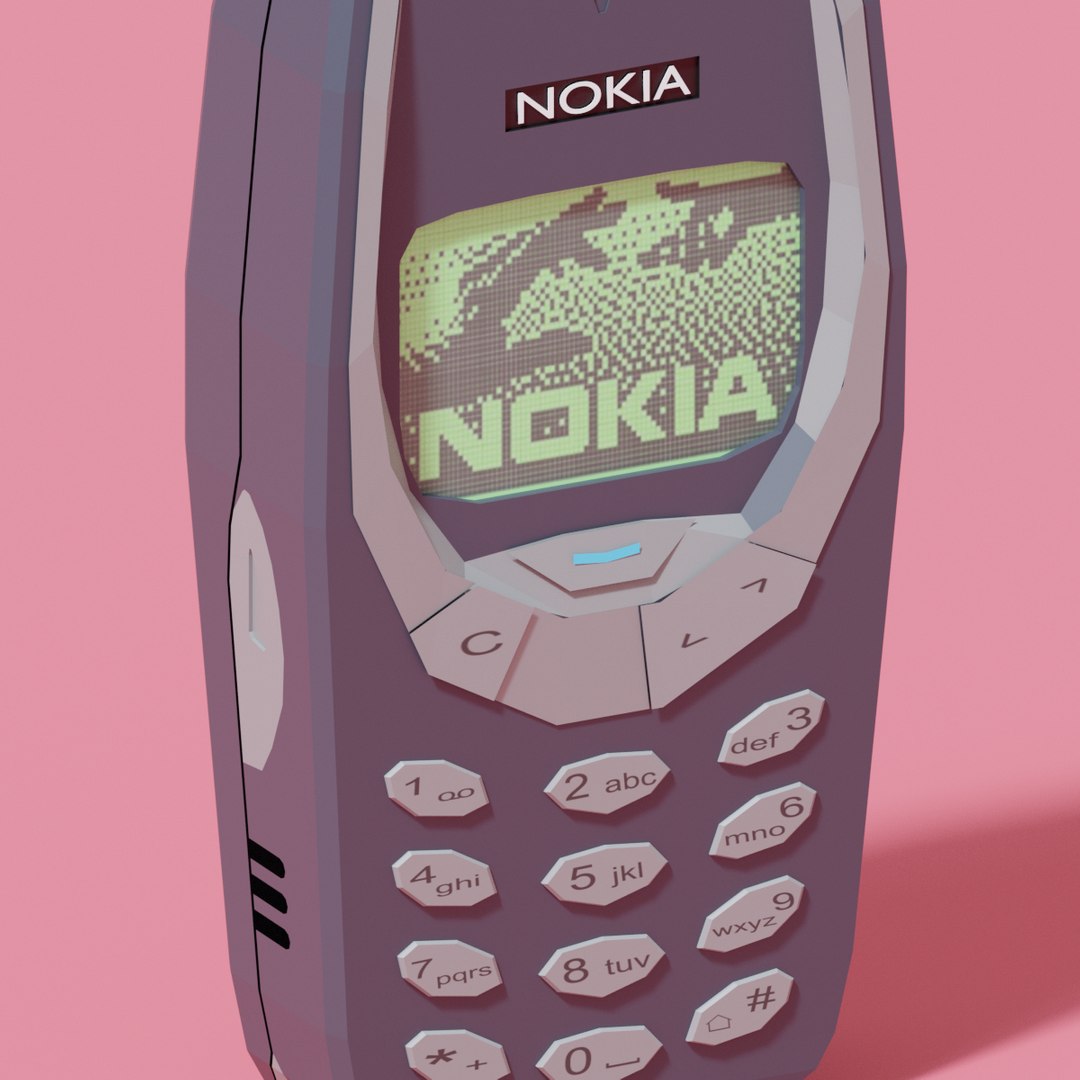 3D Nokia 3310 Mobile Phone - TurboSquid 1554228