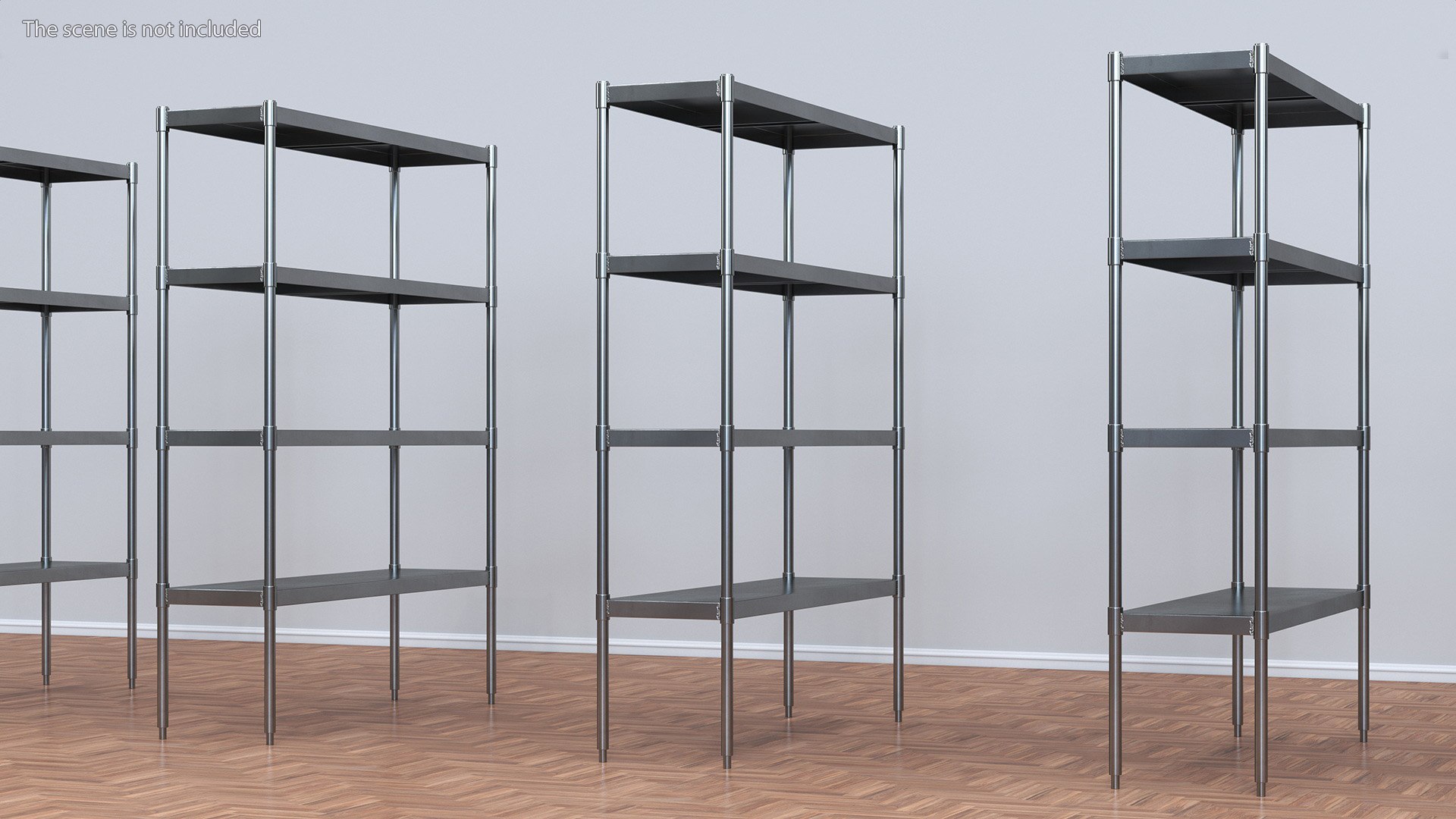 Industrial Metal Shelving Unit 3D Model - TurboSquid 2207123