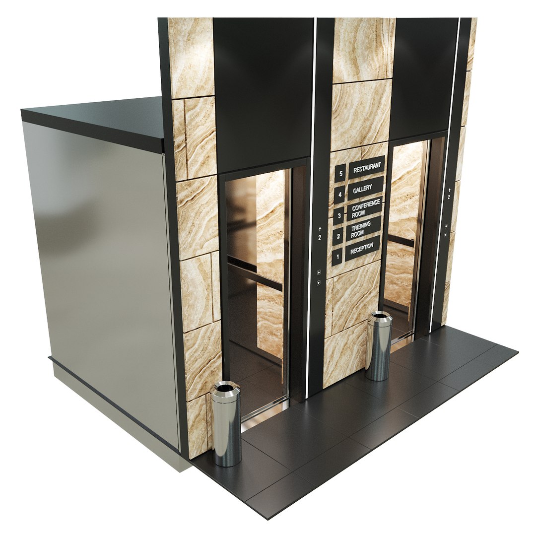 3D Passenger Elevator - TurboSquid 1683379