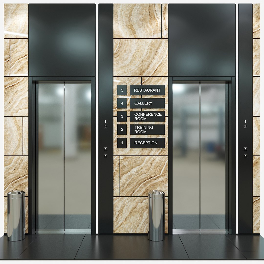 3D Passenger Elevator - TurboSquid 1683379