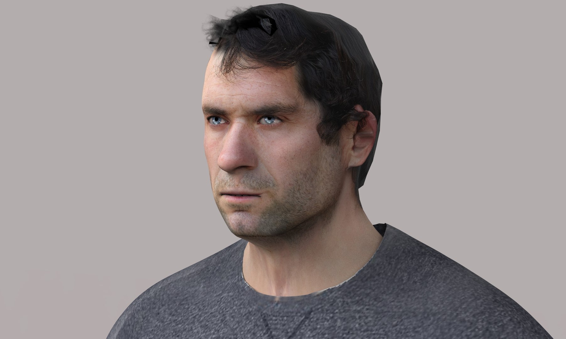 Realistic Action Man Character 3D Model - TurboSquid 1350125